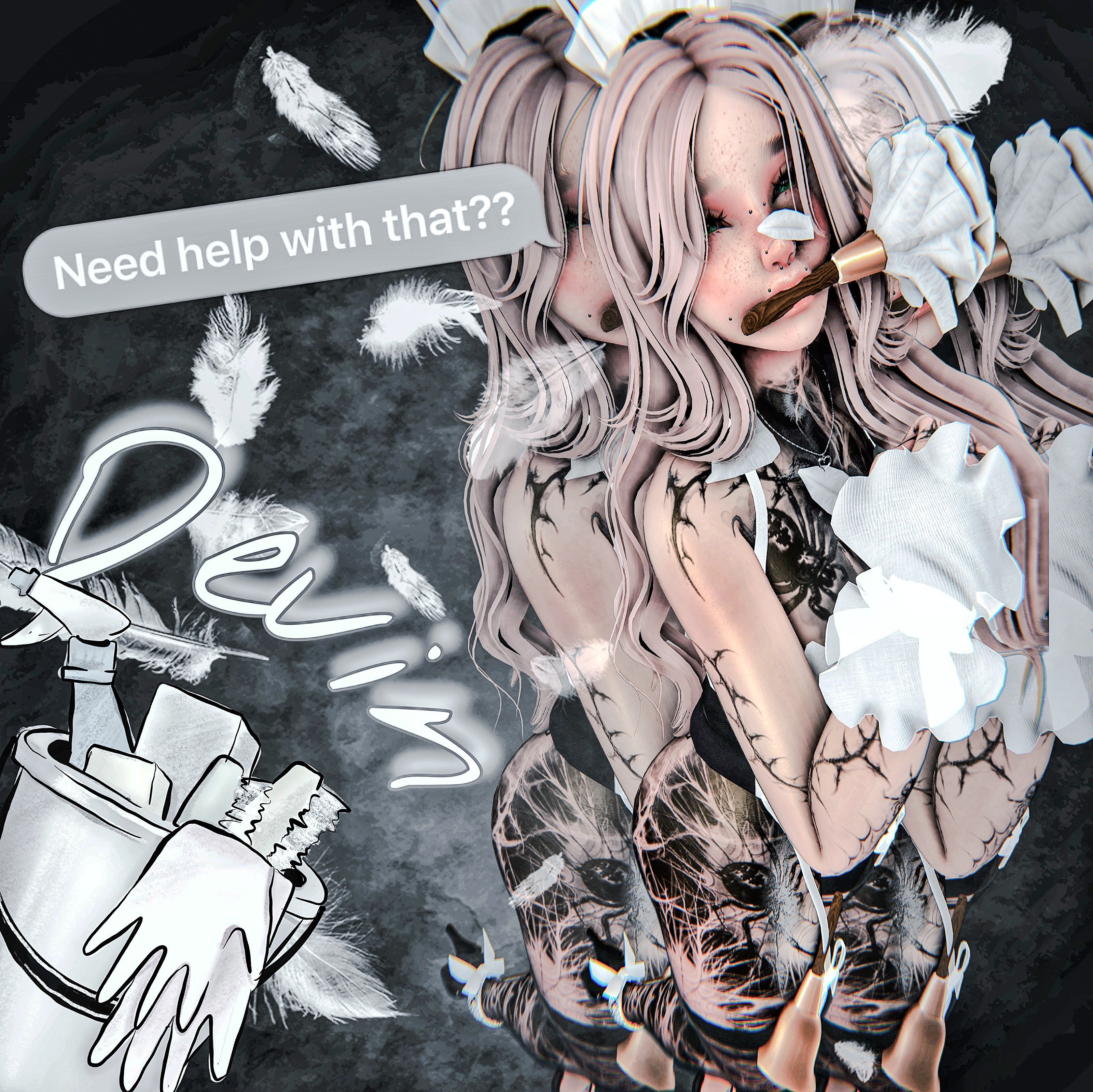 Devin// VRCHAT AVATAR// PC ONLY// GOGO// FAKE INDEX - Payhip