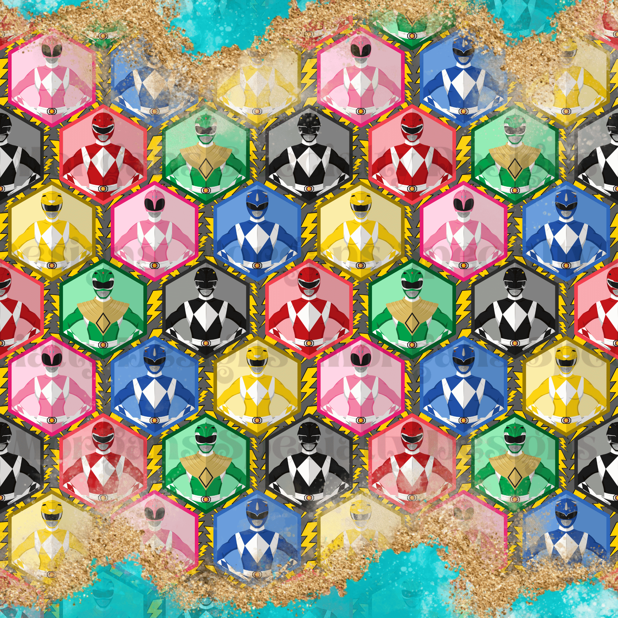 Colorful Ninjas • Hexagons - Payhip