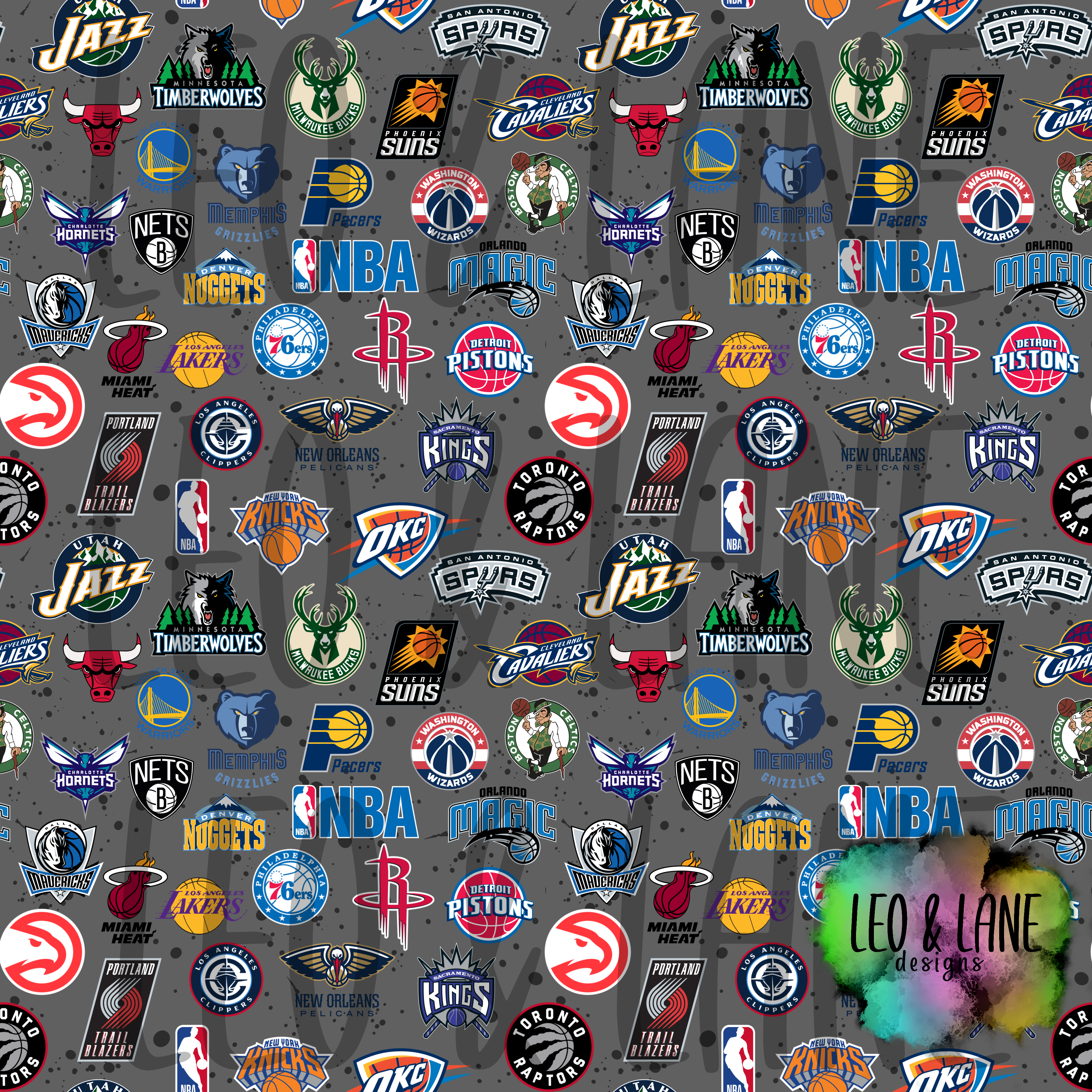 NBA Teams Splatter - Payhip