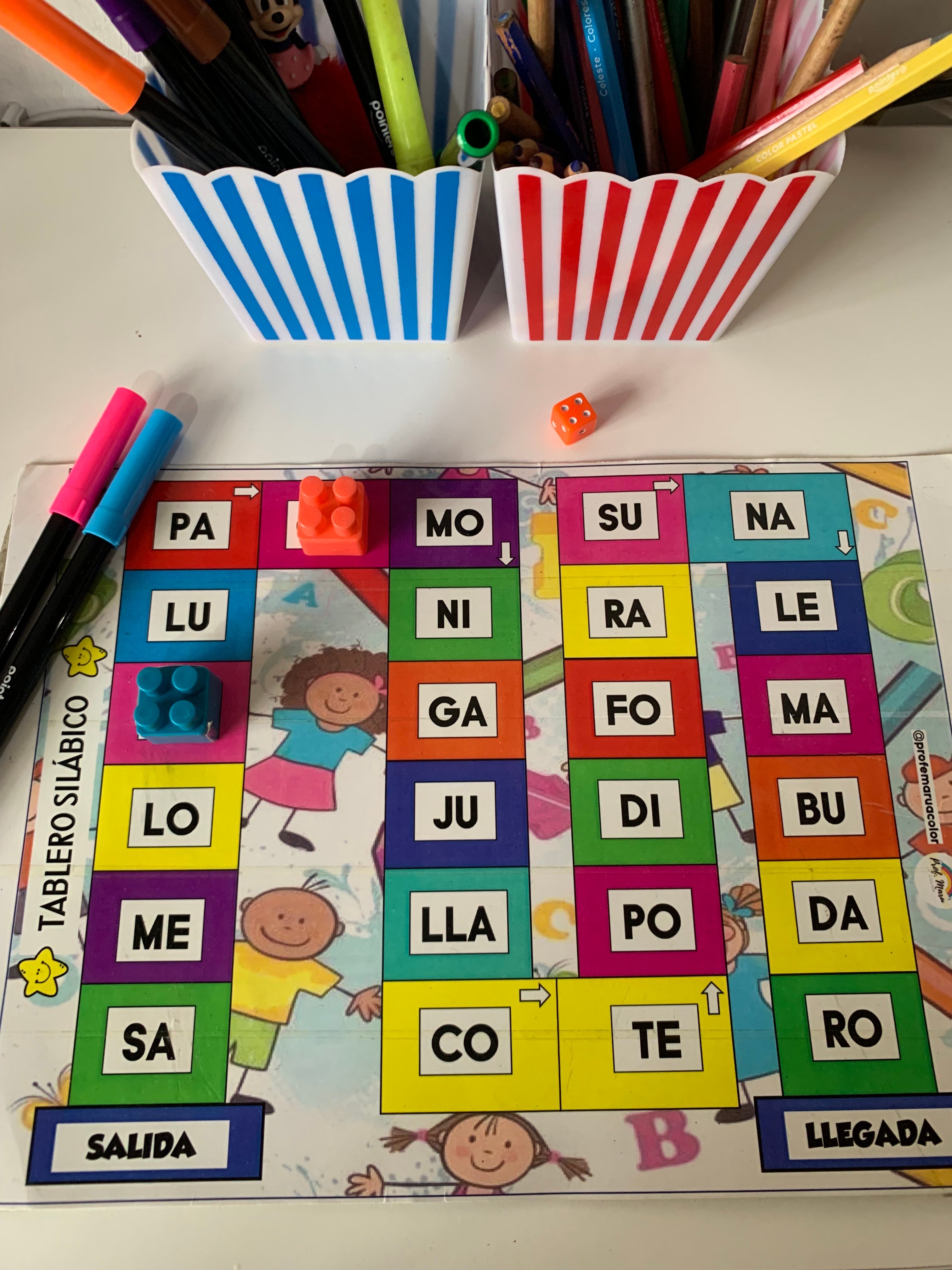 Tablero silábico (sílabas simples) - Payhip
