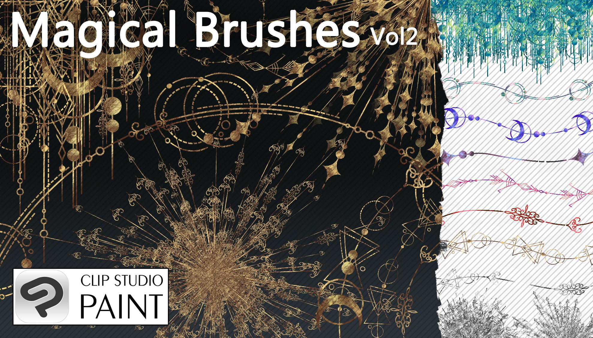 Magical Brushes Vol2- CLIP STUDIO PAINT (CSP) - Payhip