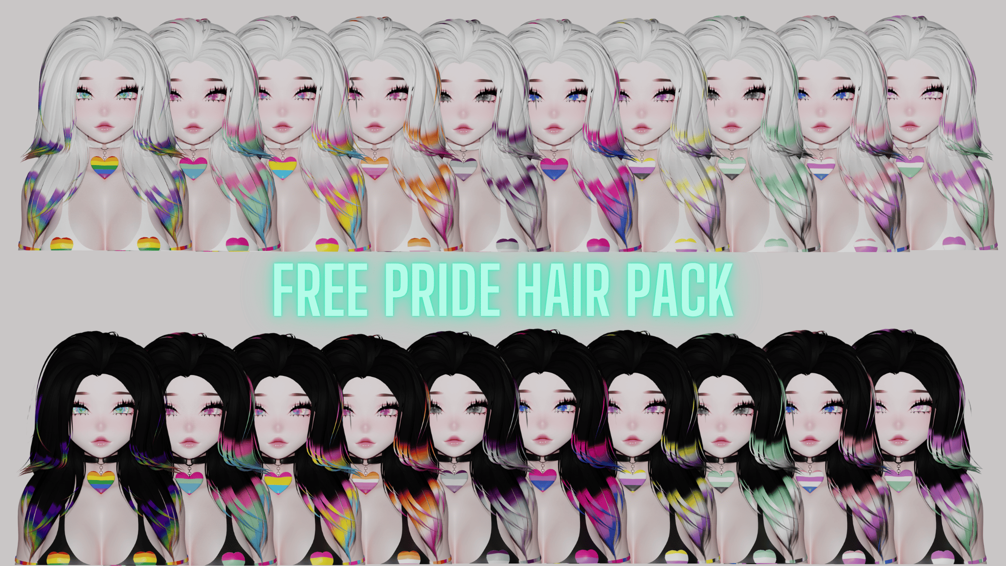 FREE PRIDE HAIR PACK - Payhip