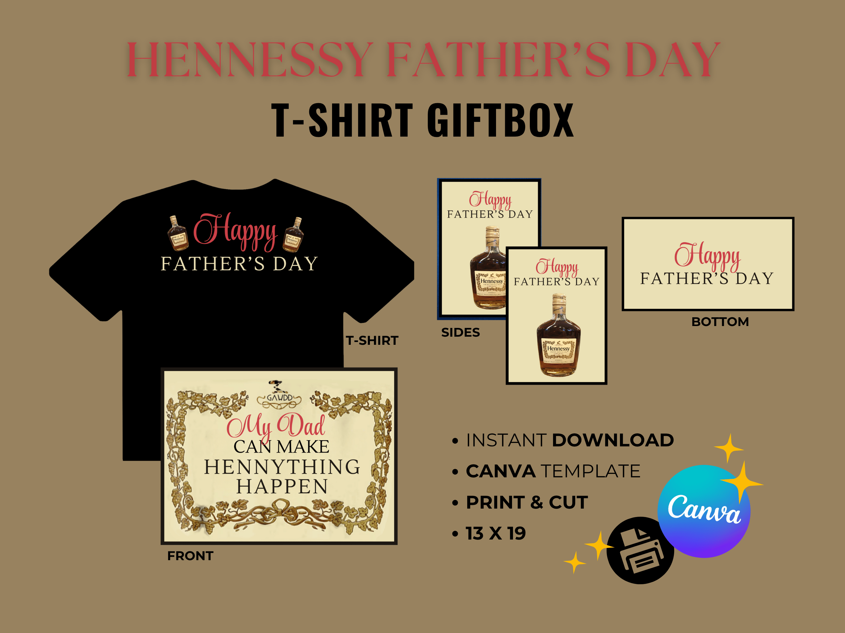 Hennessy T-shirt Box