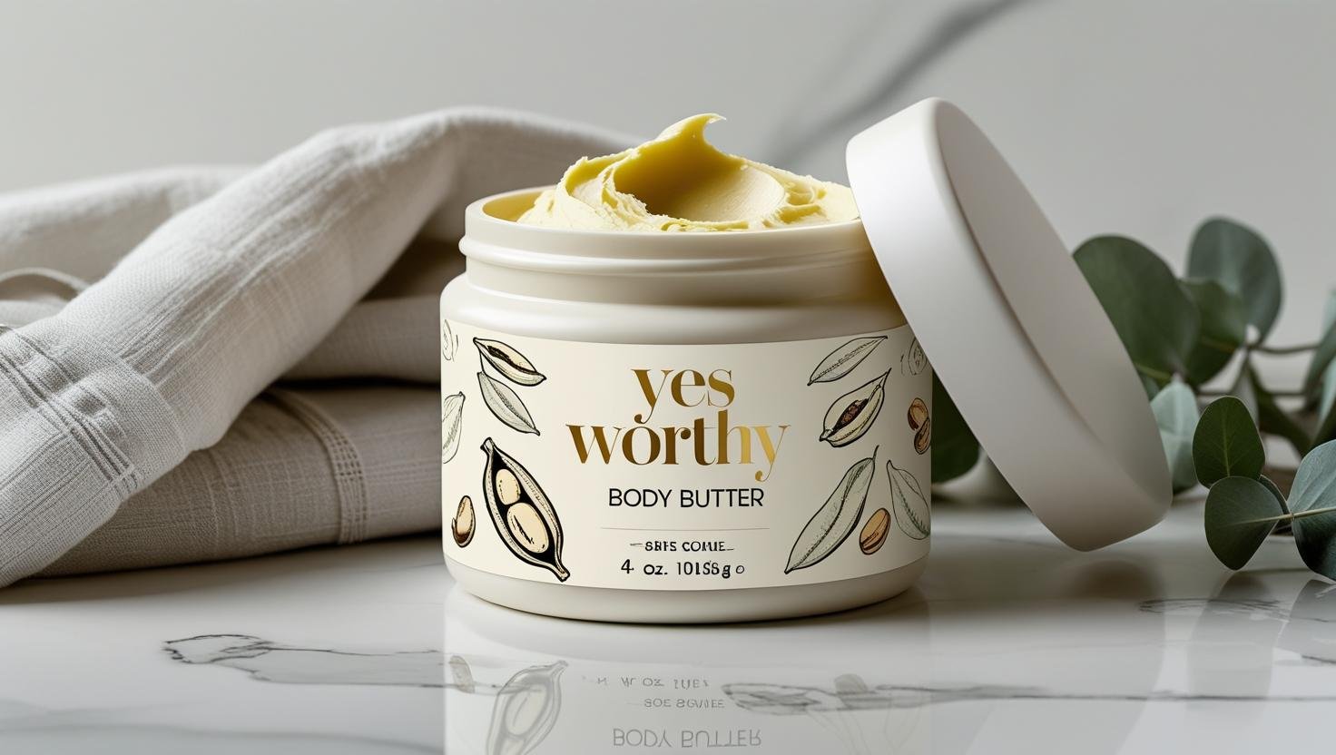 YES WORTHY BODY BUTTER 4OZ. - Payhip