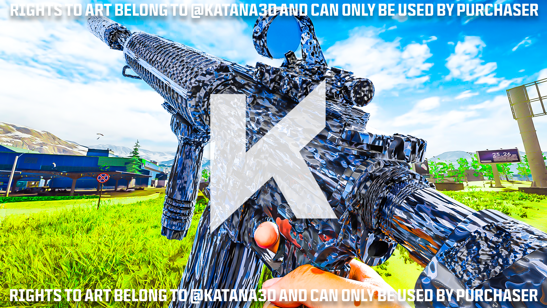 COD/Warzone Thumbnail - Obsidian XM4 (Verdansk Rebirth) - Payhip