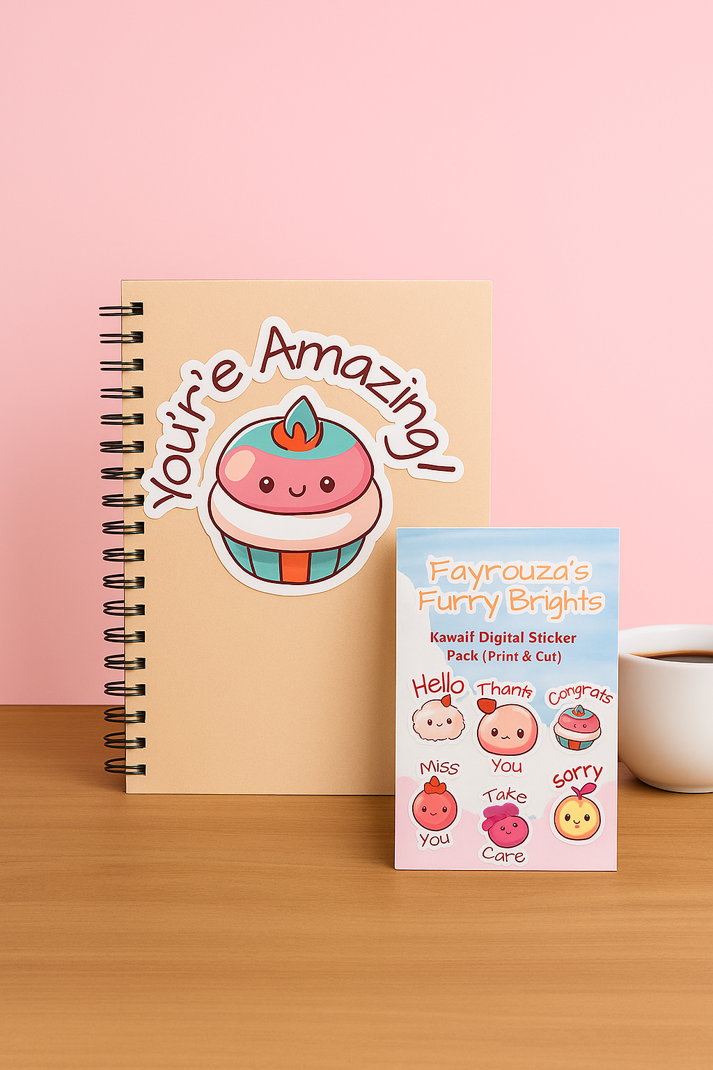 Fayrouza’s Furry Brights – Kawaii Printable Sticker Pack with 6 Cute ...