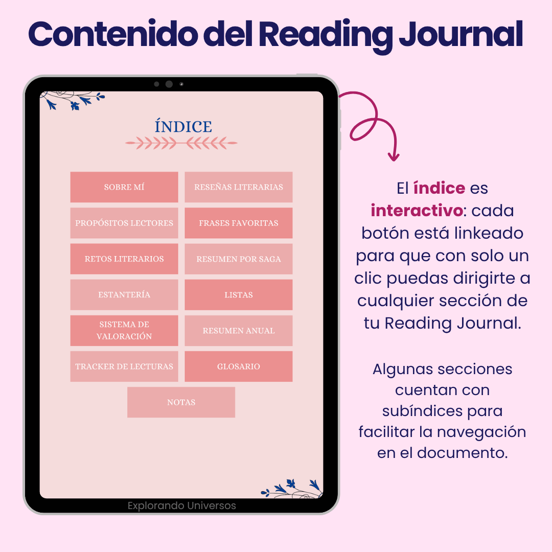 Reading Journal Interactivo Básico