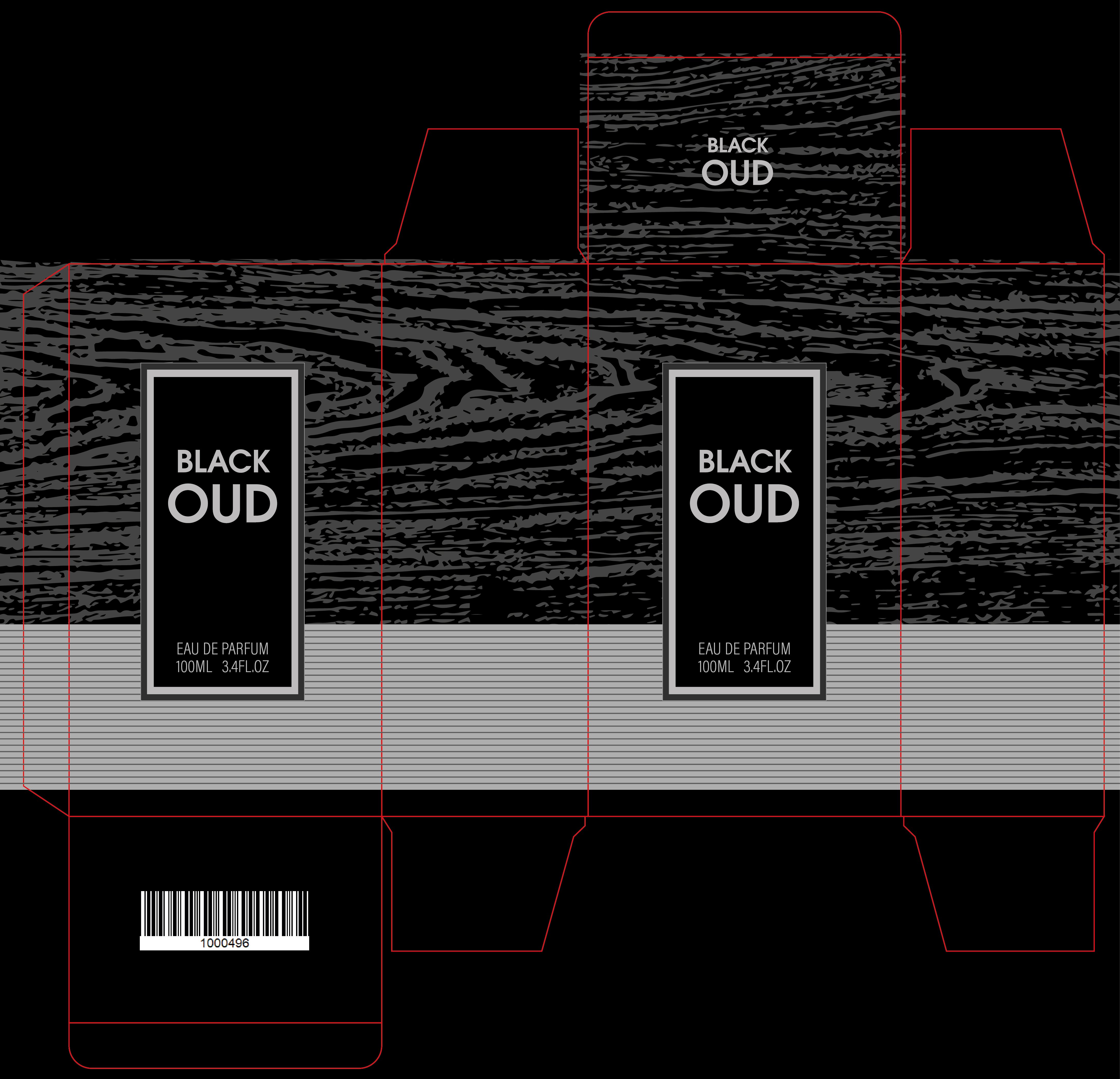 Black Oud Packaging Box Design Template - Payhip