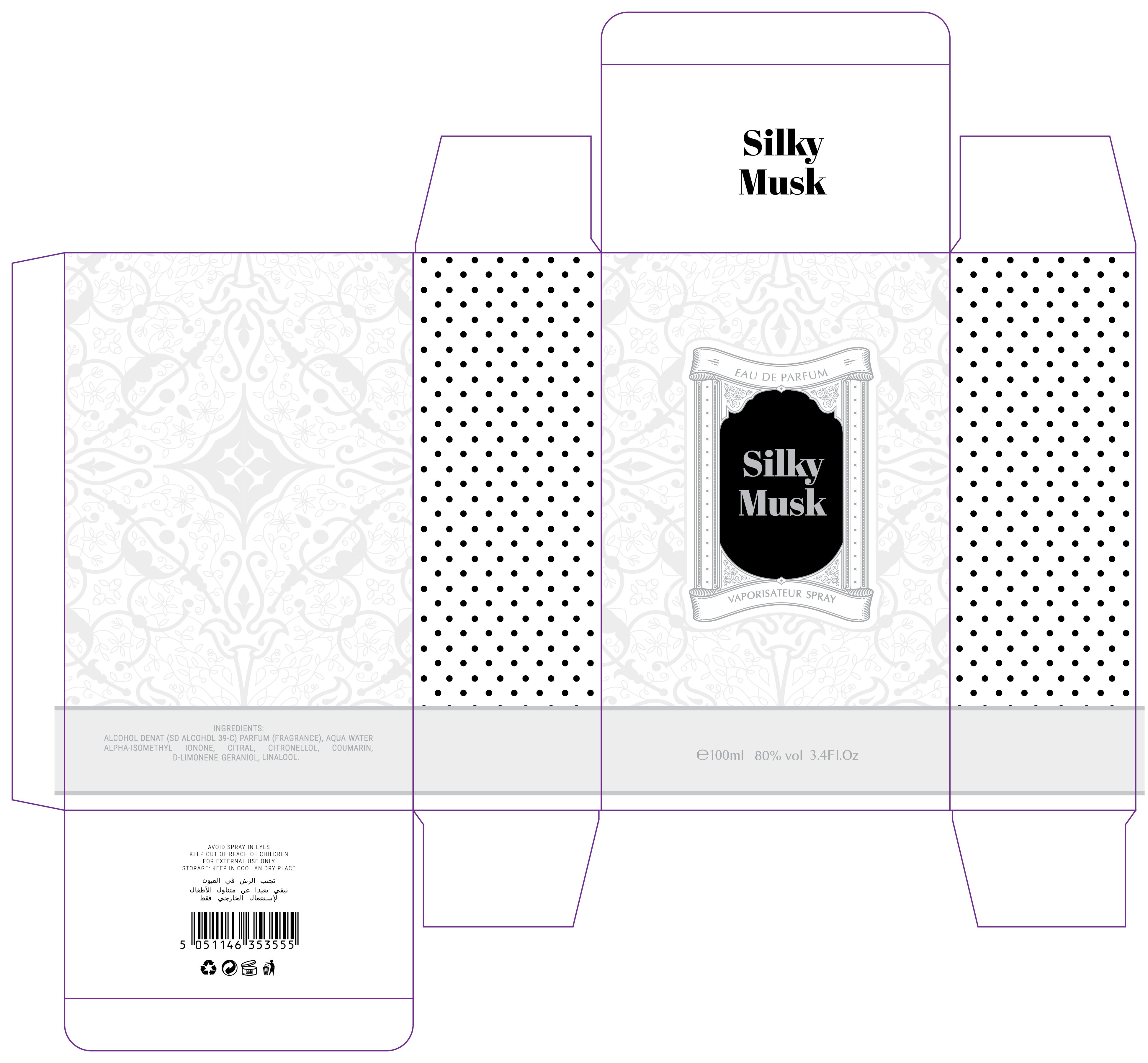 Silk Musk French Perfume Packaging Design Template - Payhip