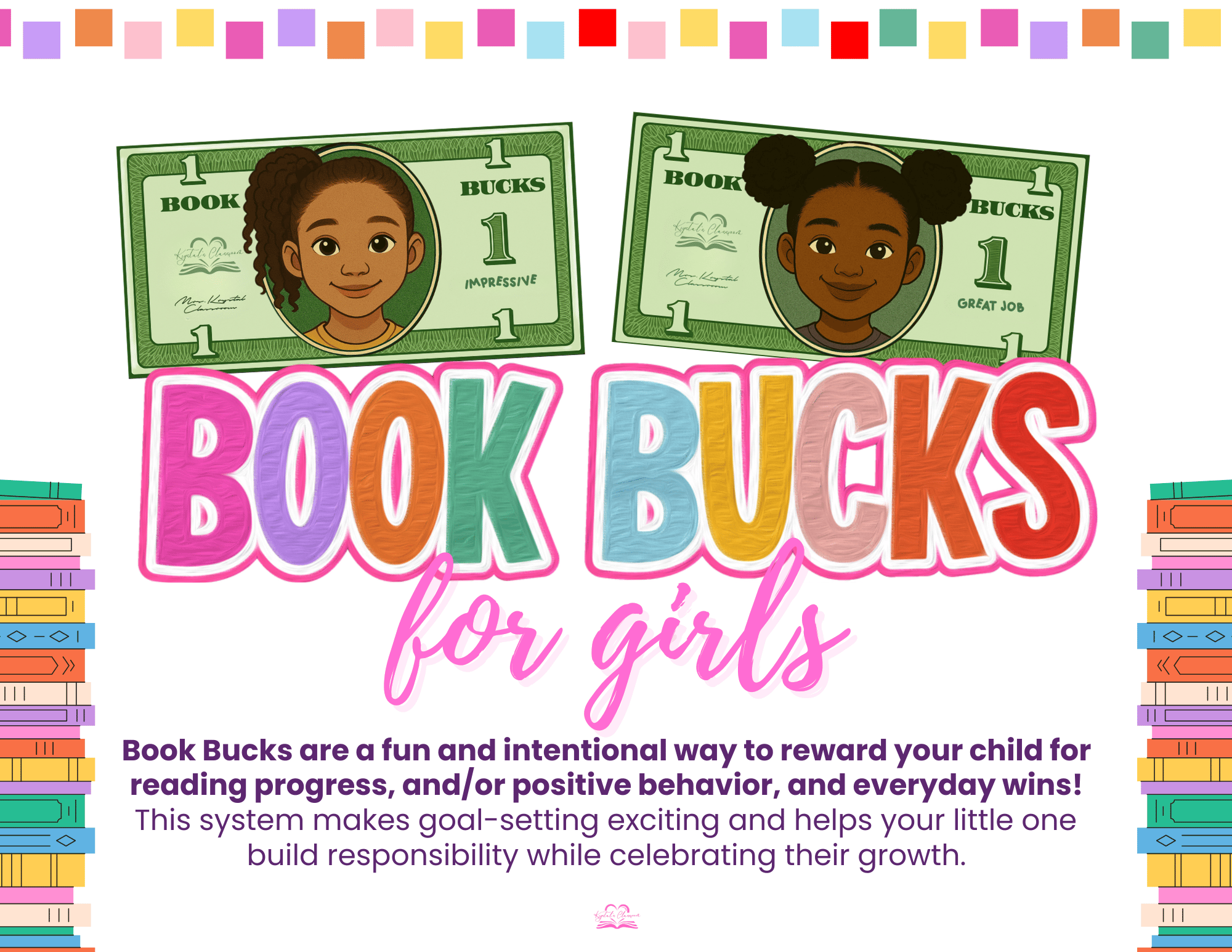 Book Bucks Reward System Girls - Payhip