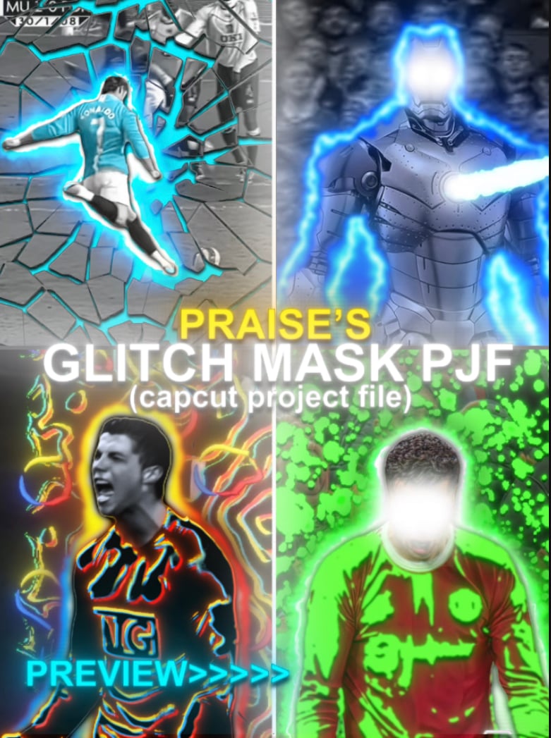 PRAISE’S CAPCUT GLITCH MASK PJF - Payhip