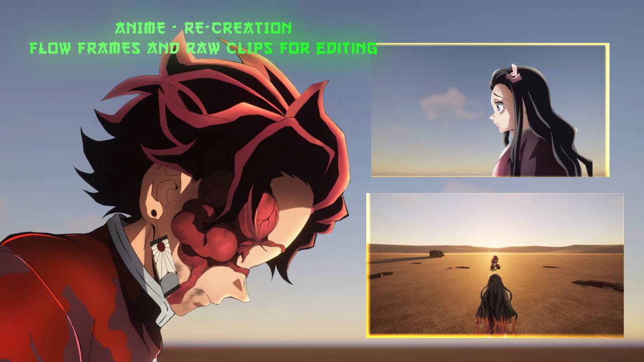 Tanjiro death & Nezuko become human flowframes scenes - Payhip