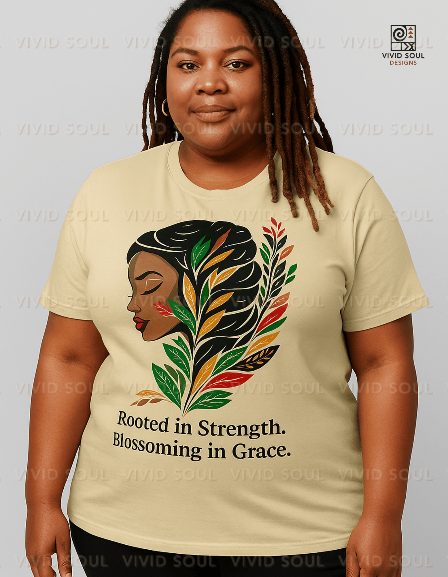 Rooted in Strength. Blossoming in Grace. – Empowerment Tee - Payhip