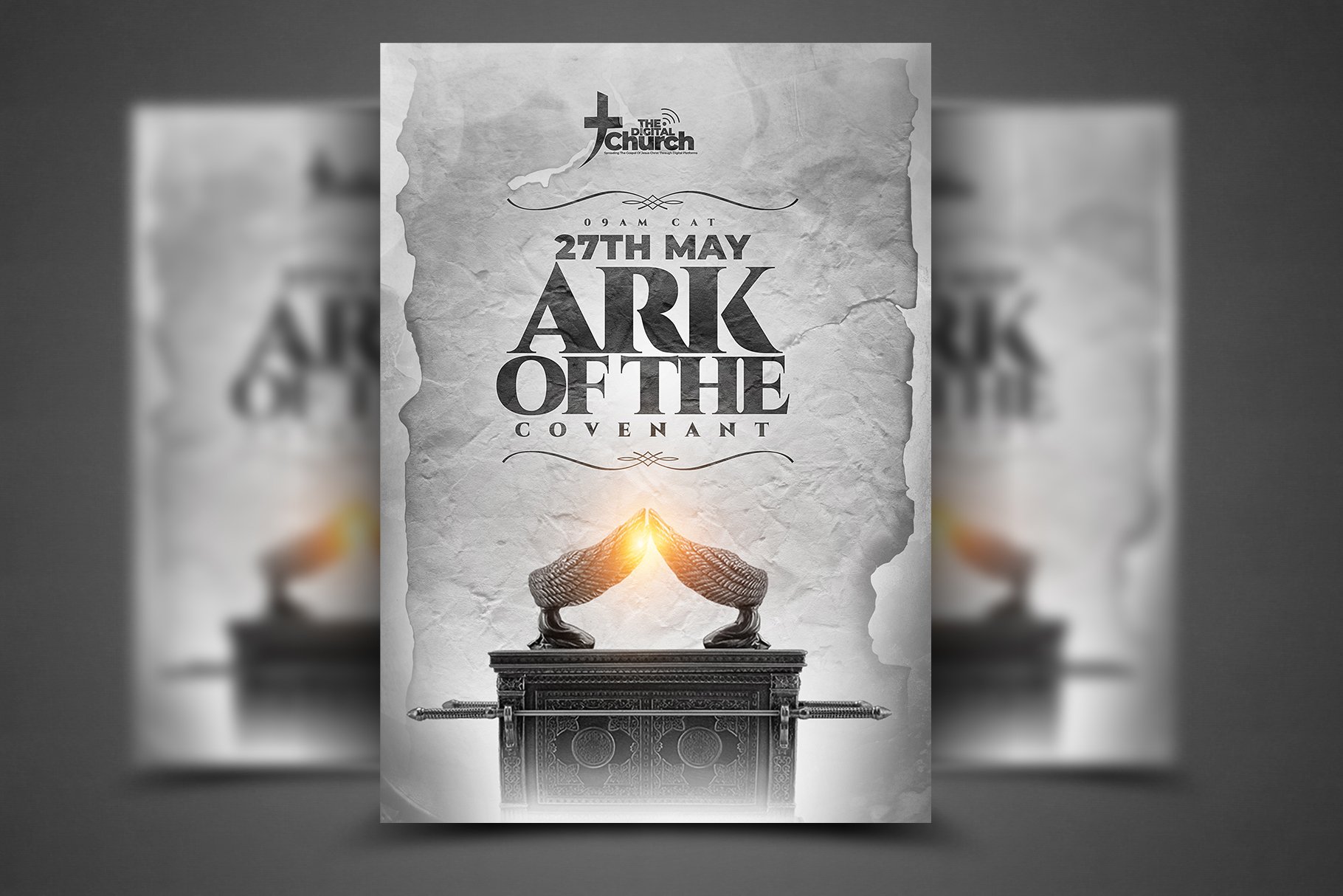 The Ark of the Covenant church flyer Psd file - Payhip
