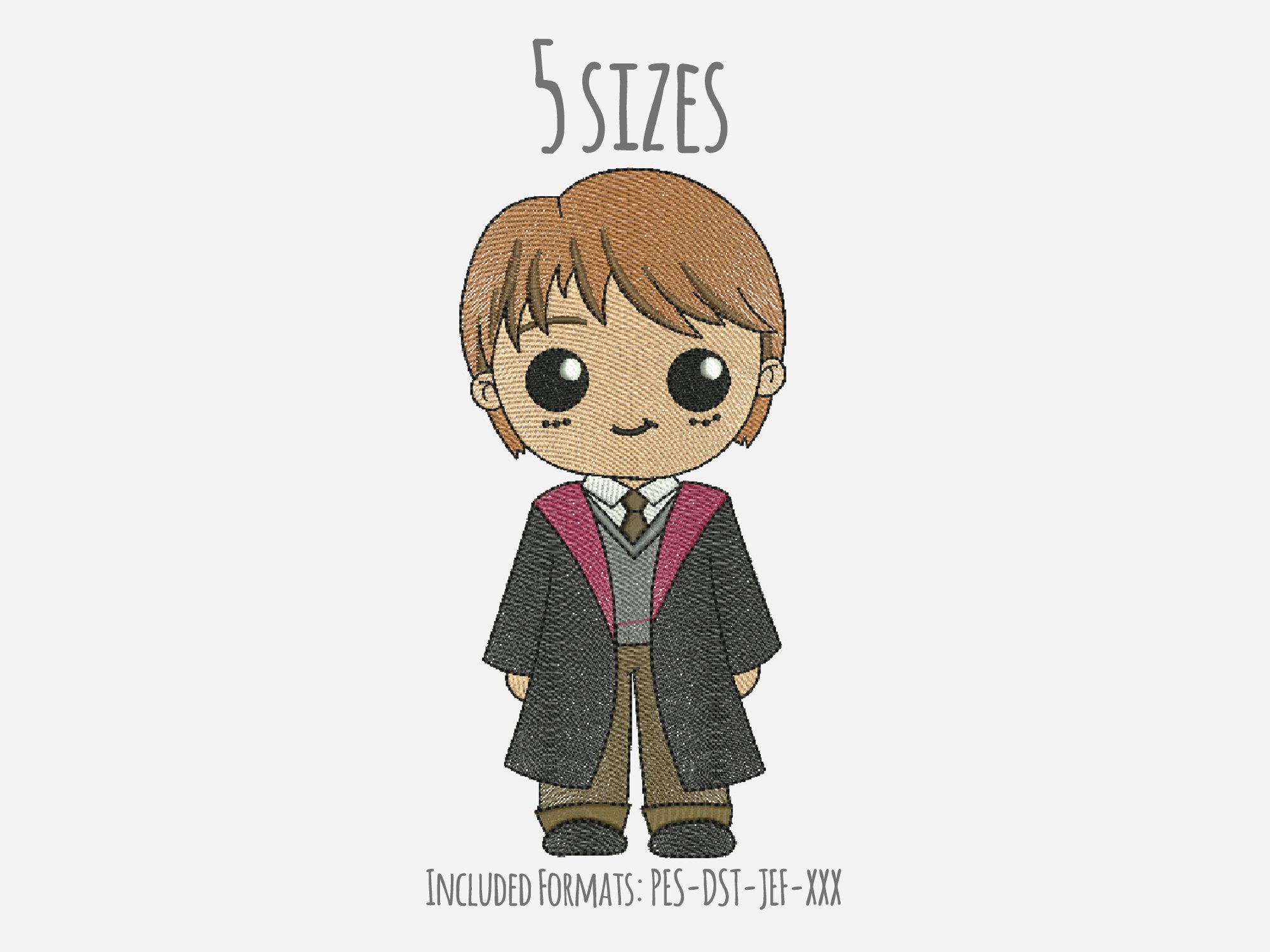 Harry Potter Embroidery Design, Hogwarts Wizard, Wizard Embroidery ...