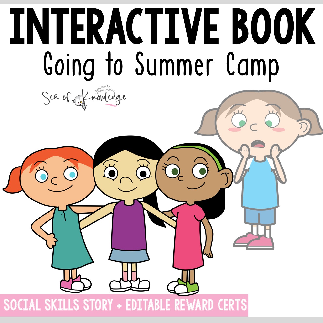 Going to Summer Camp Social Skills Story | Editable SEL Printable - Payhip