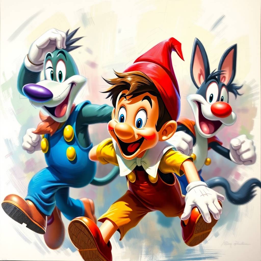 Pinocchio, Mario, and Gato - Payhip