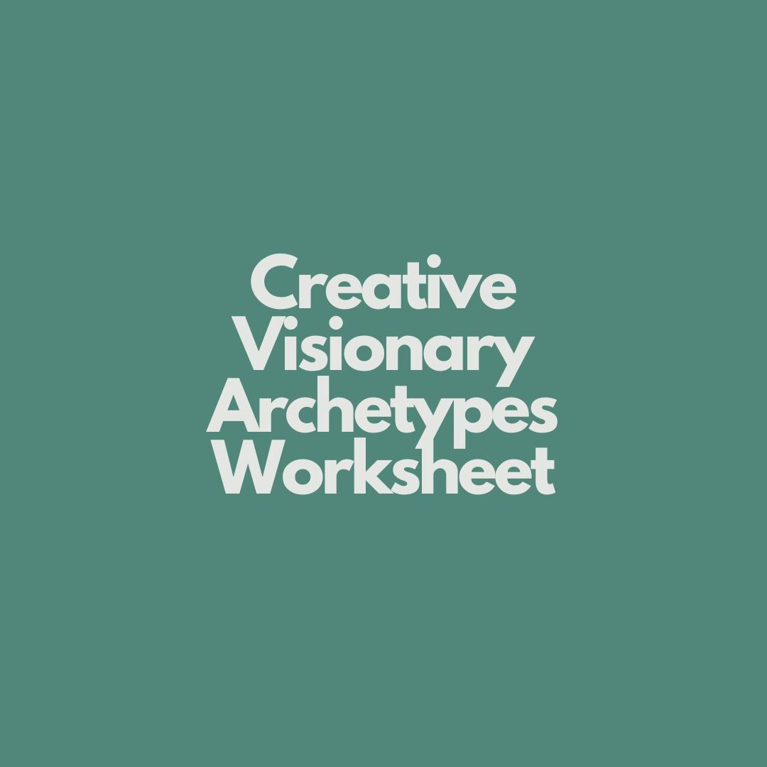 Creative Visionary Archetypes Worksheet - Payhip