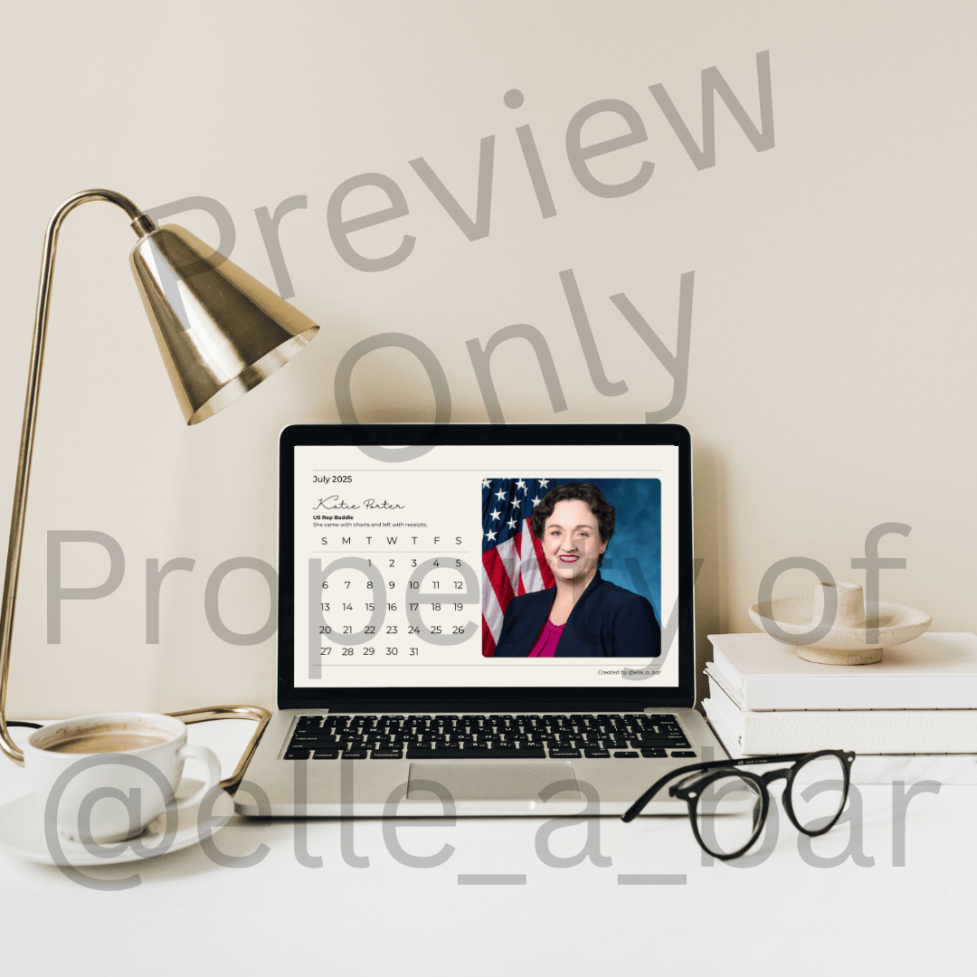 2025 Zaddies & Baddies Digital Desktop Calendar - Payhip