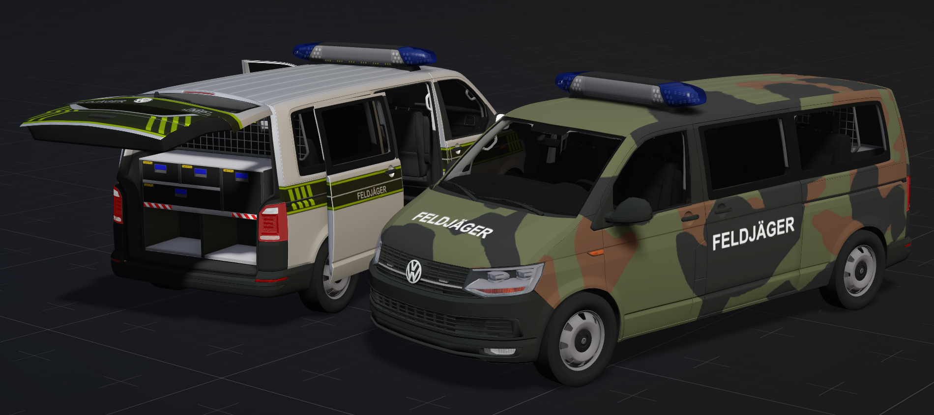 Volkswagen T6 Feldjager / Military police - Payhip