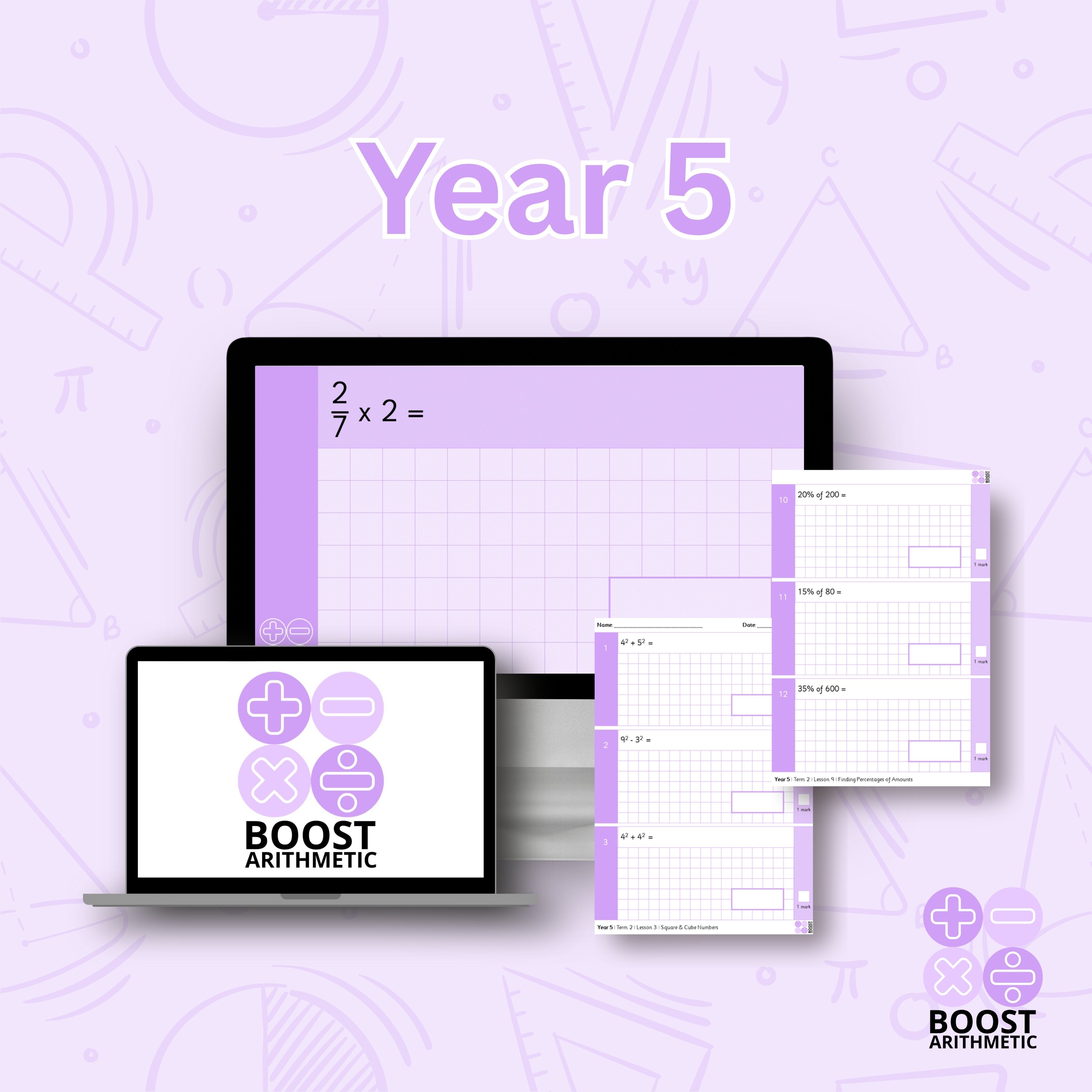 Boost Arithmetic Year 5 Pack