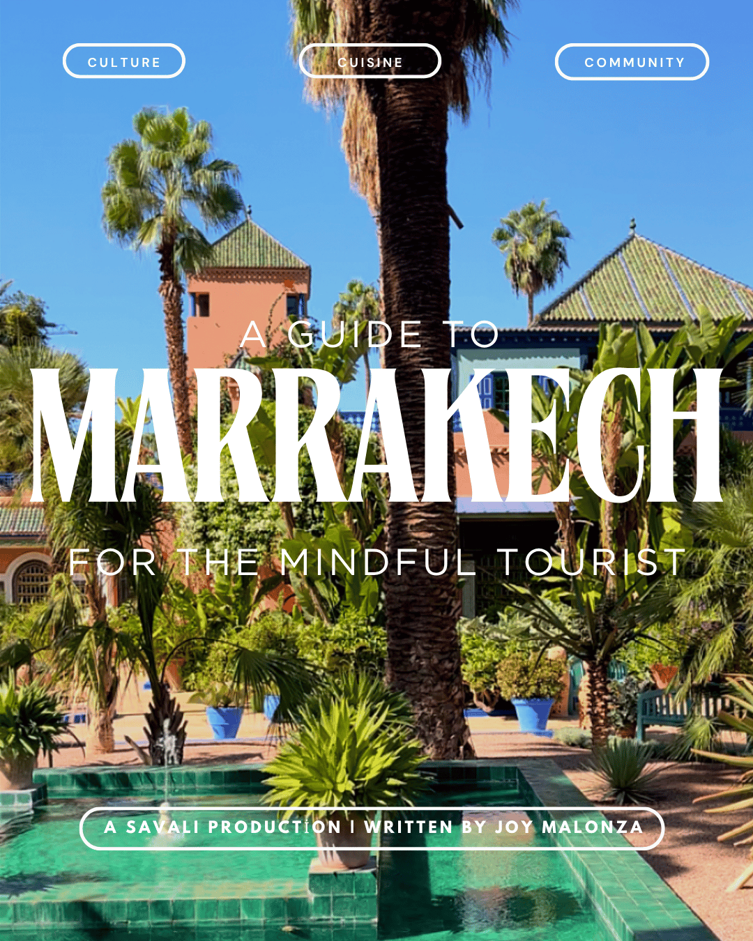 A Guide to Marrakech for the Mindful Tourist - Payhip