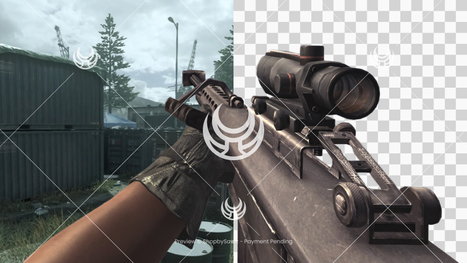 Barrett .50cal ACOG Screenshot Pack