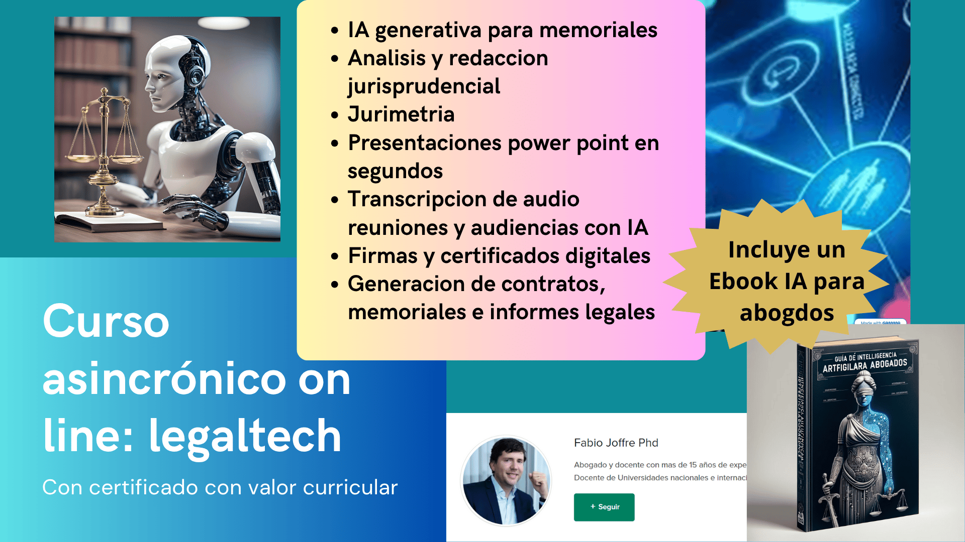 Curso asíncronico: Legaltech y herramientas de IA para trabajos legales ...