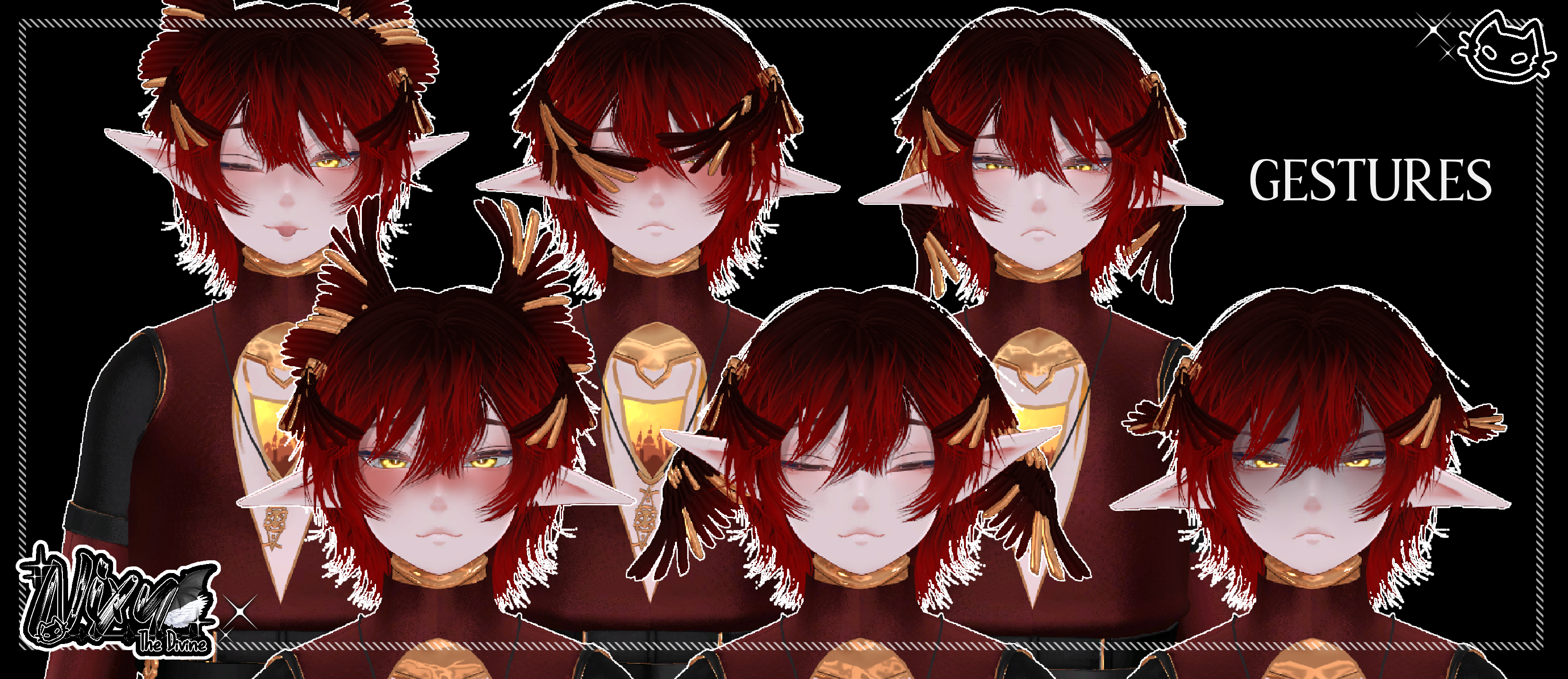 NIXY - THE DIVINE 🪽 [ PC / QUEST / VRCFT / OPTI / GOGO ]