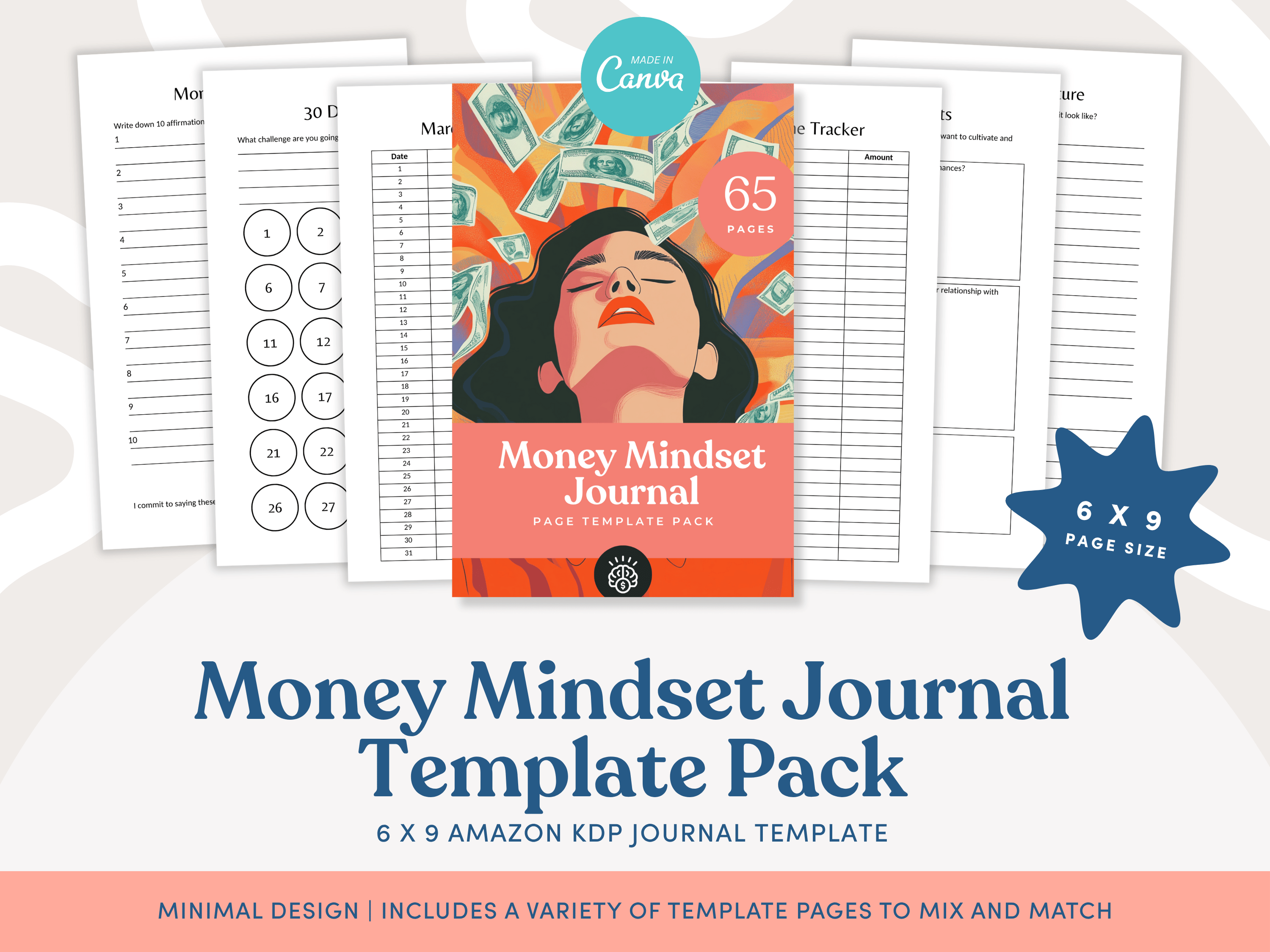 Money Mindset Template Pack