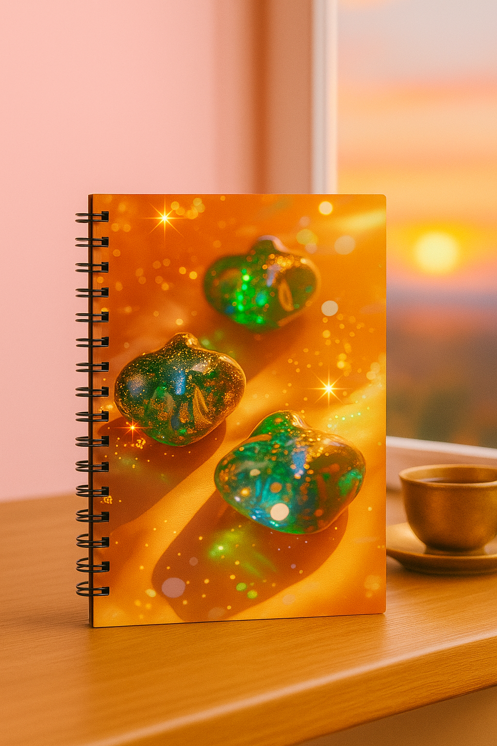 Sparkling Resin Crystal Notebook – Digital Download with High ...
