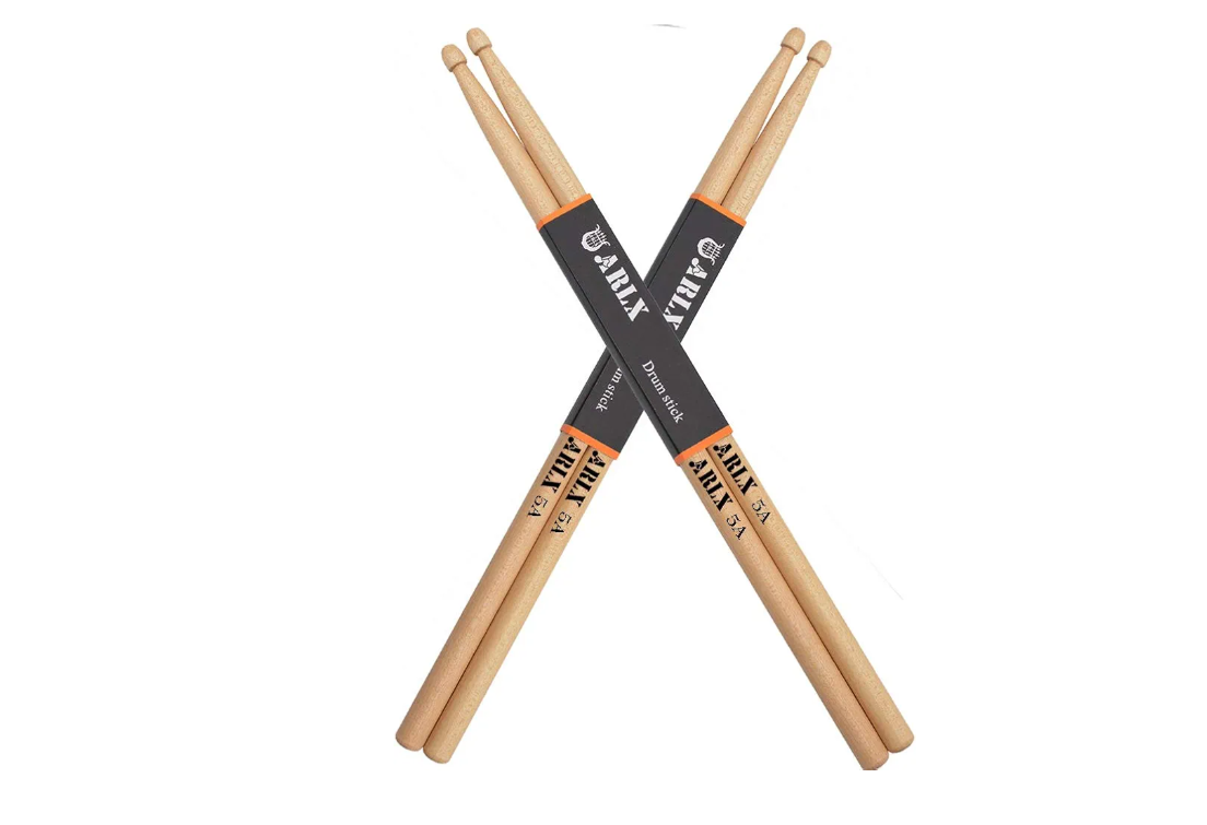 Drum Sticks 5A Wood Tip Drumstick (2 Pair Maple) - Payhip