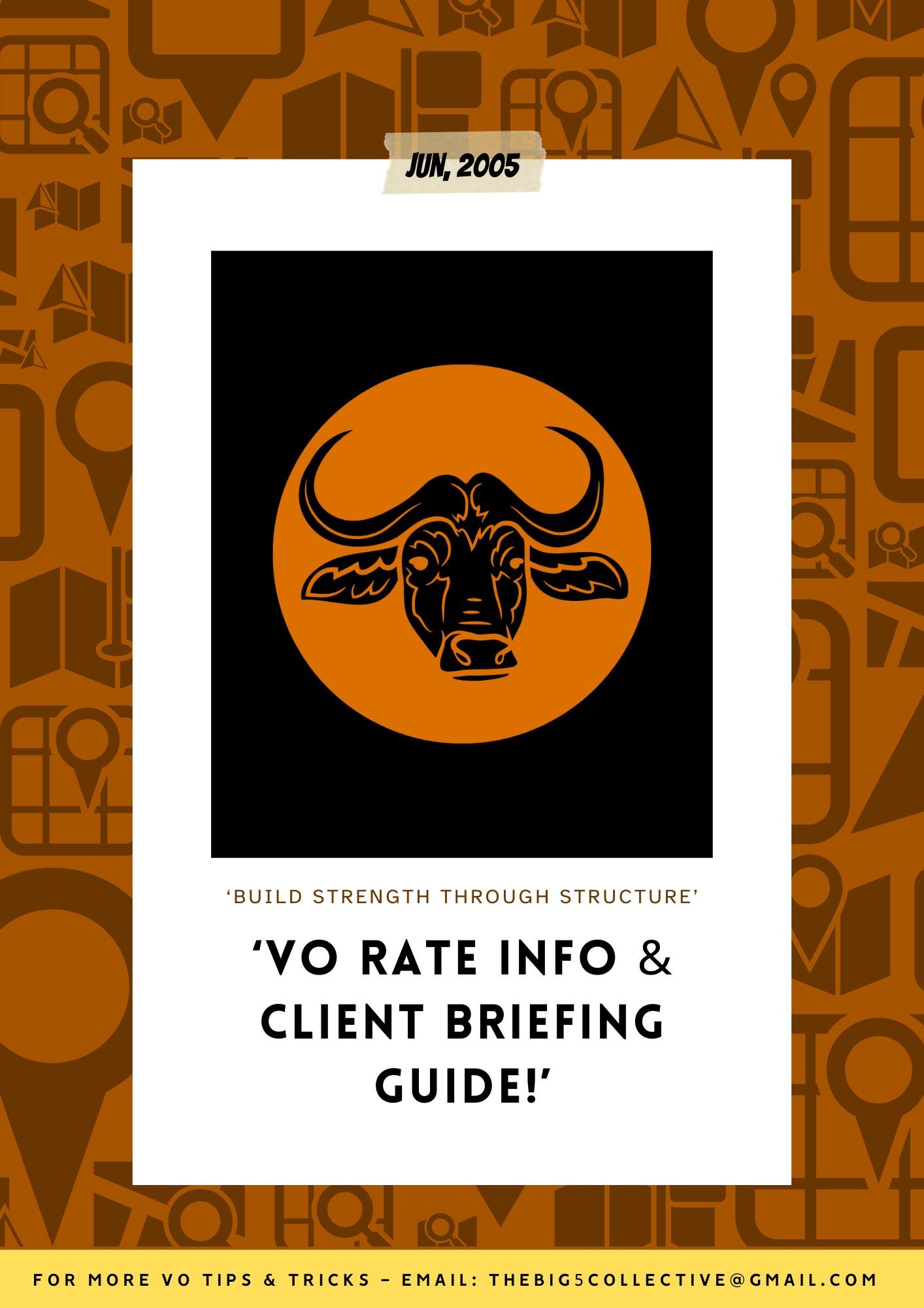 Big 5 - VO Rate Info & Client Briefing Guide - Payhip
