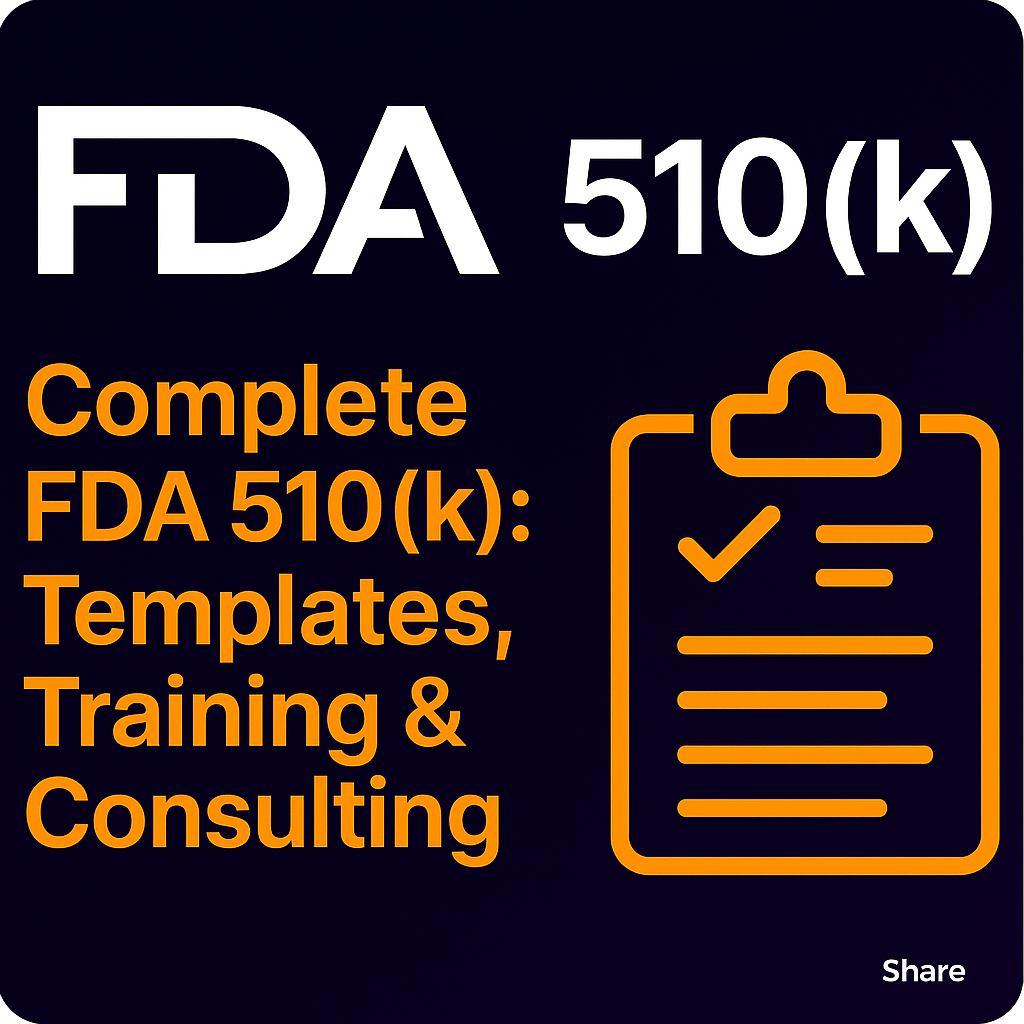 MedPhys & 510k Essentials - Complete FDA 510(k): Templates, Training ...