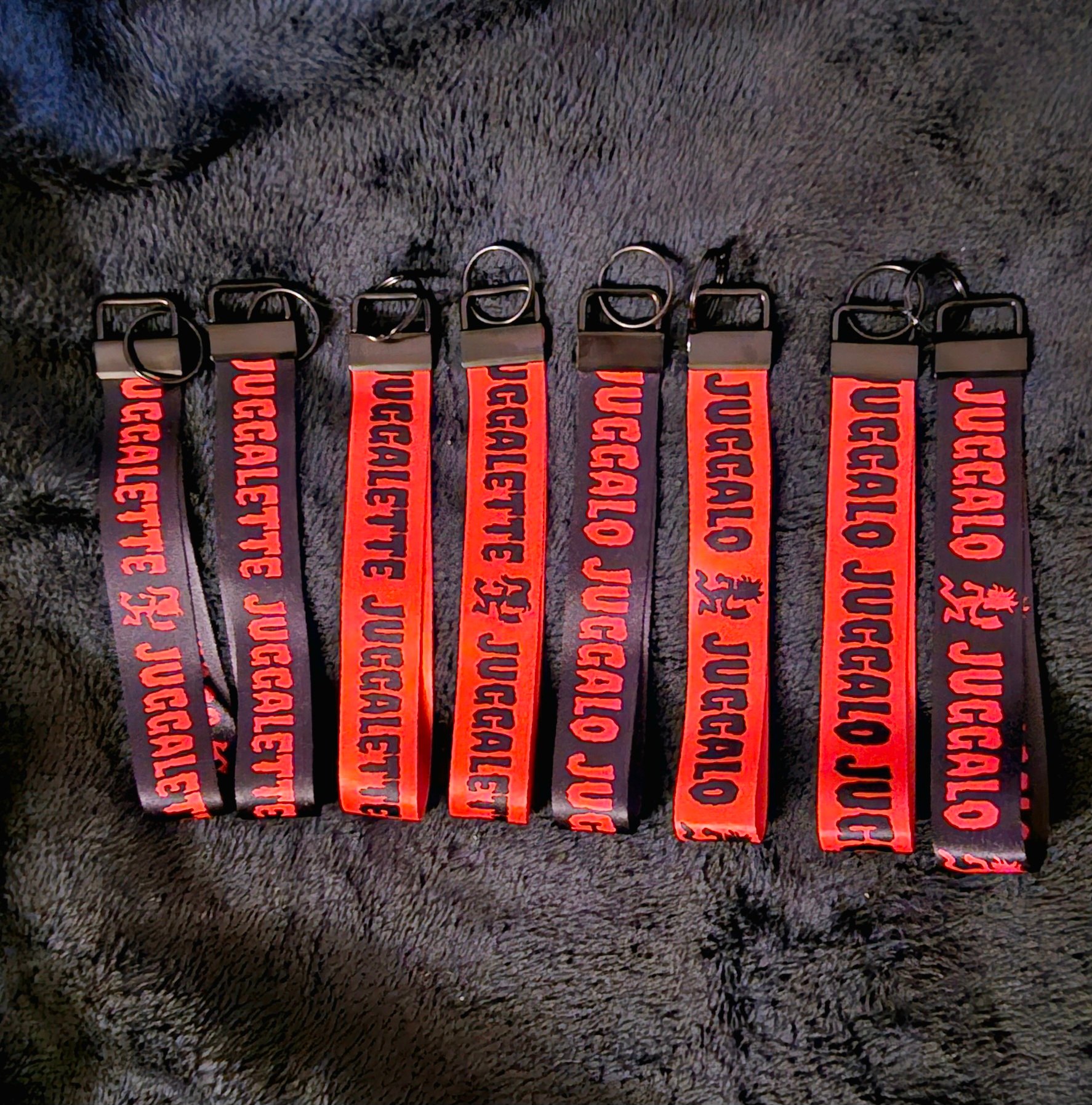 6 inch Juggalo Juggalette Inspired Keyfob Strap Wristlet Keychain 1 ...