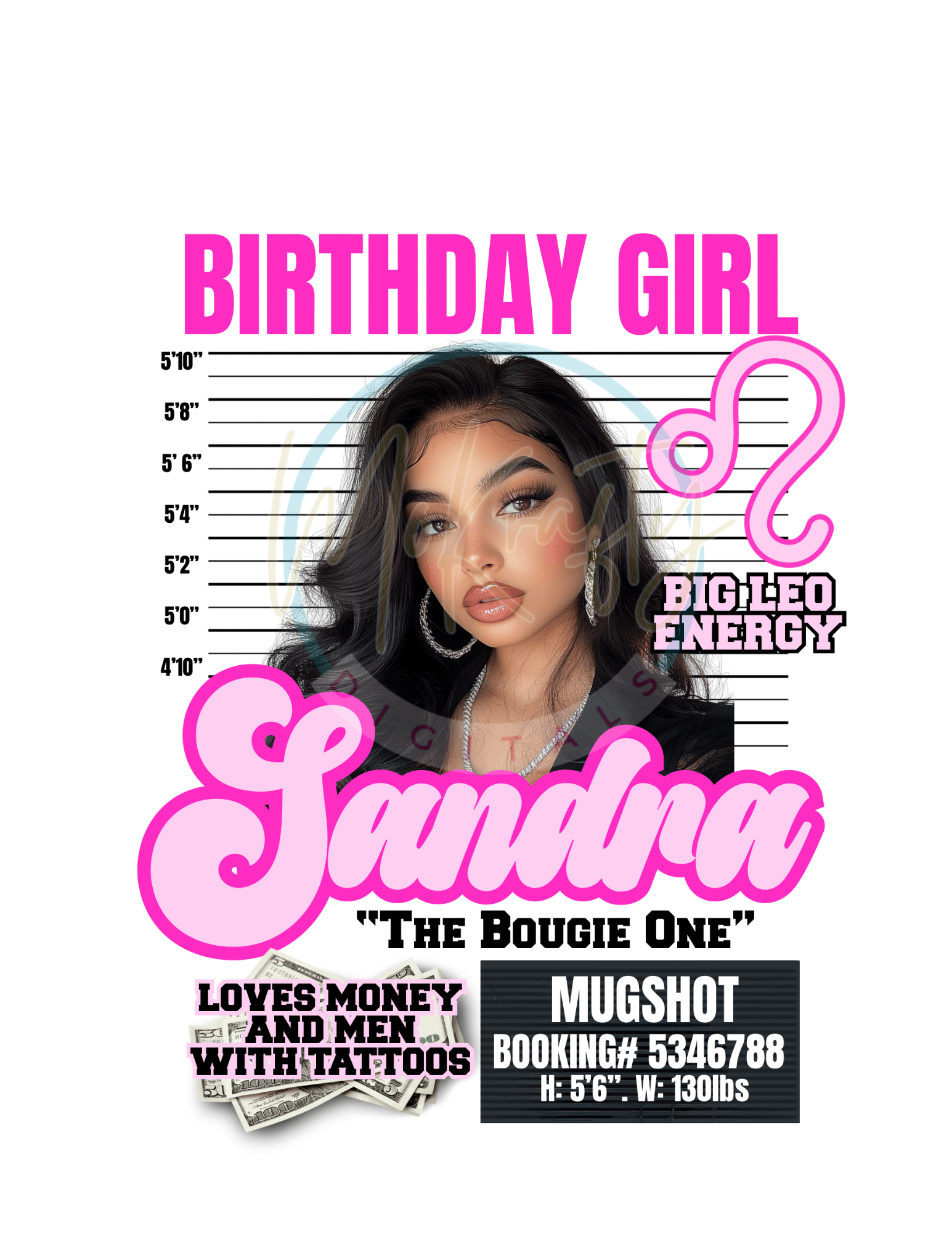 Birthday Mugshot Canva Template Bundle | Editable Party Crew Flyer ...