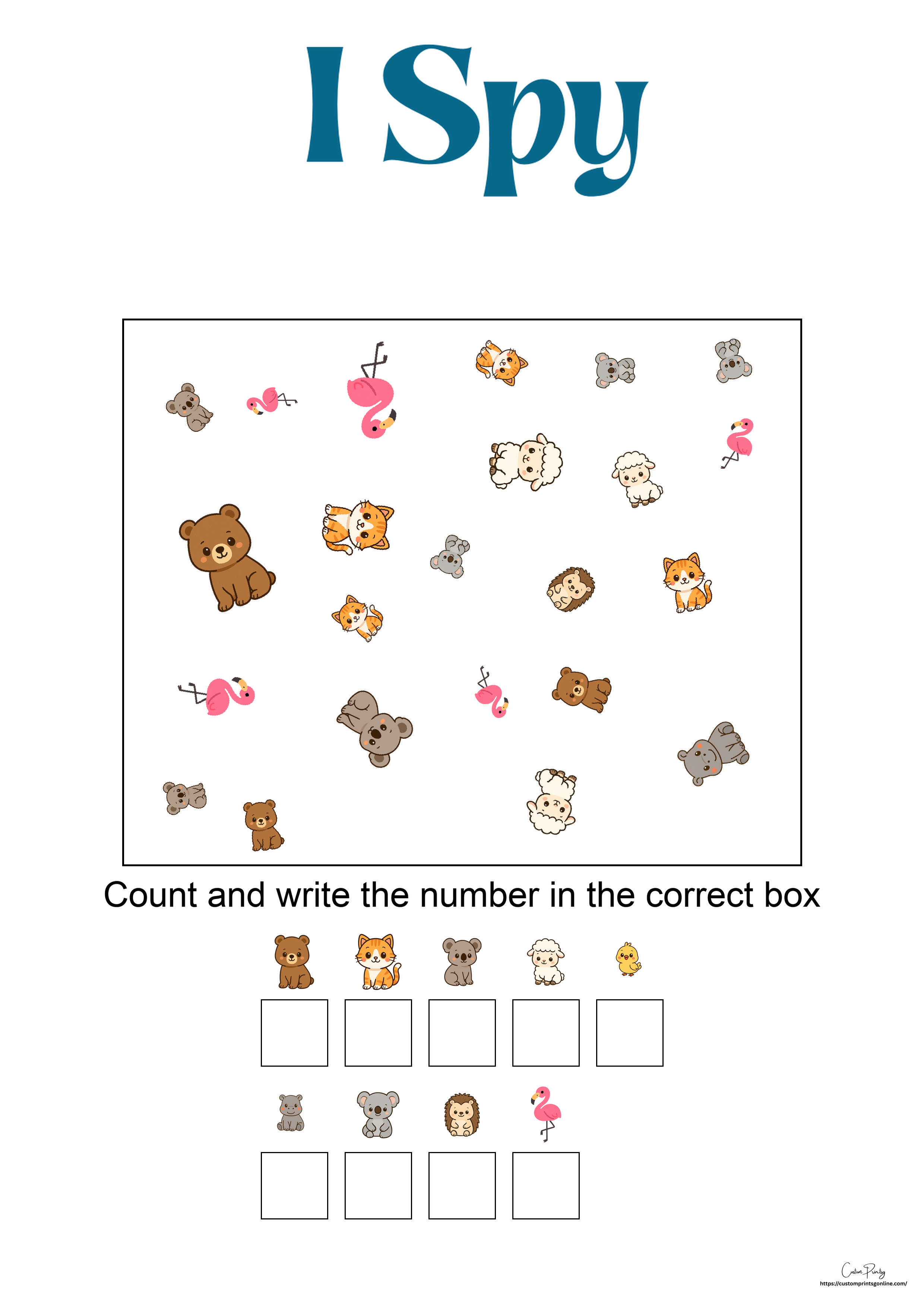 Free i-Spy Worksheet Generator is Here!