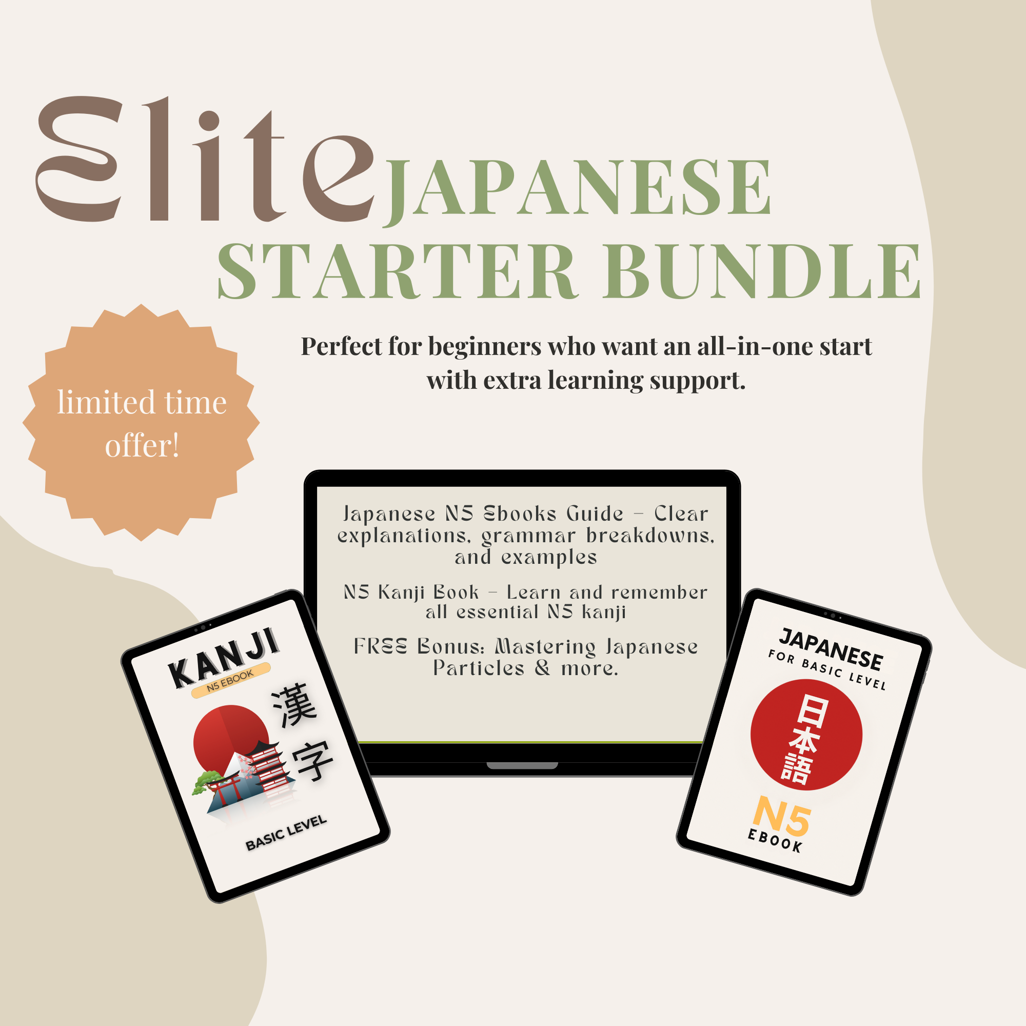 Elite Japanese Starter Bundle | with freebies - Payhip