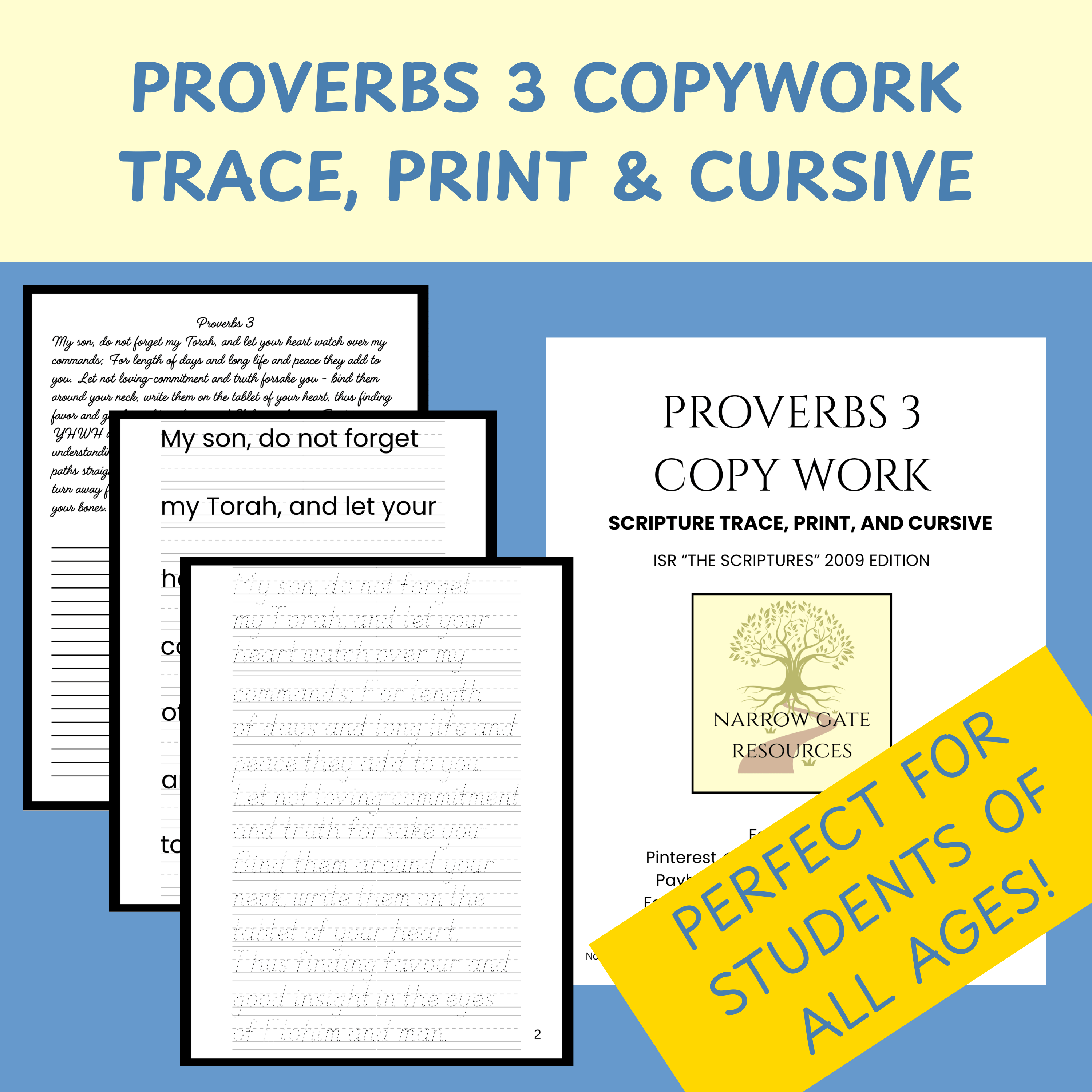 Proverbs 3 Copywork - Payhip