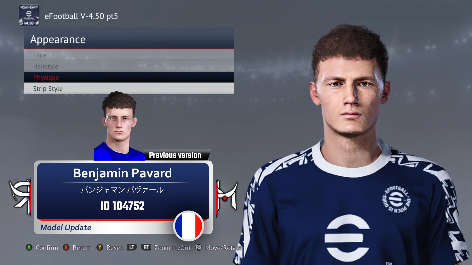 Benjamin Pavard • eFootball v4.50 • ID_104752 - Payhip