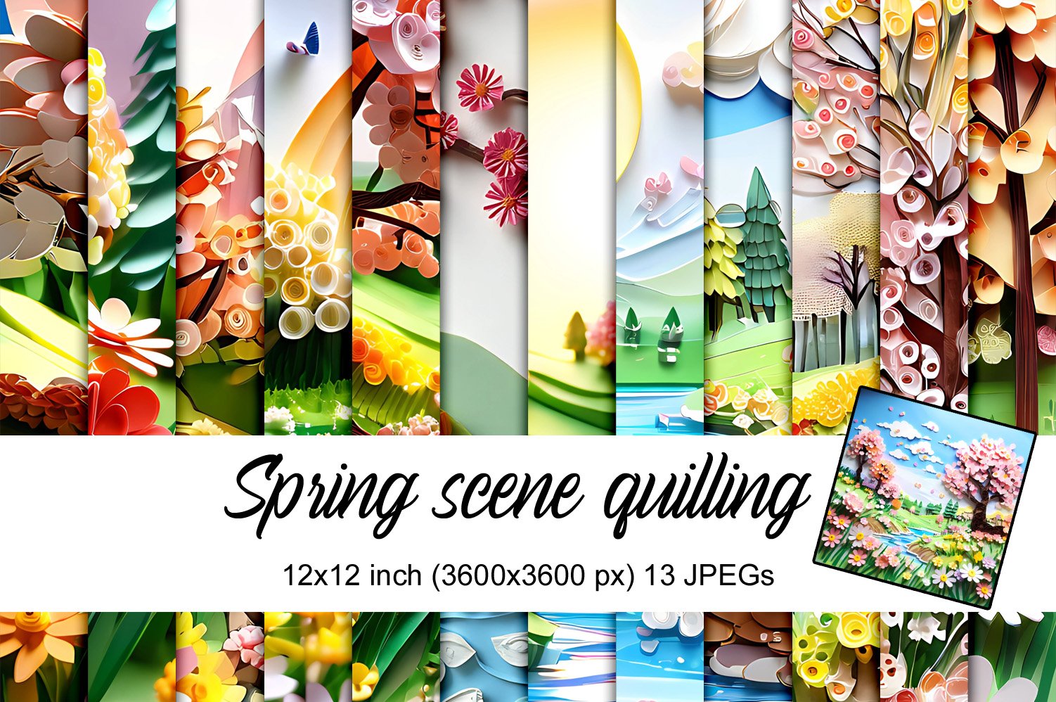 Spring Scene Quilling V1 - Payhip