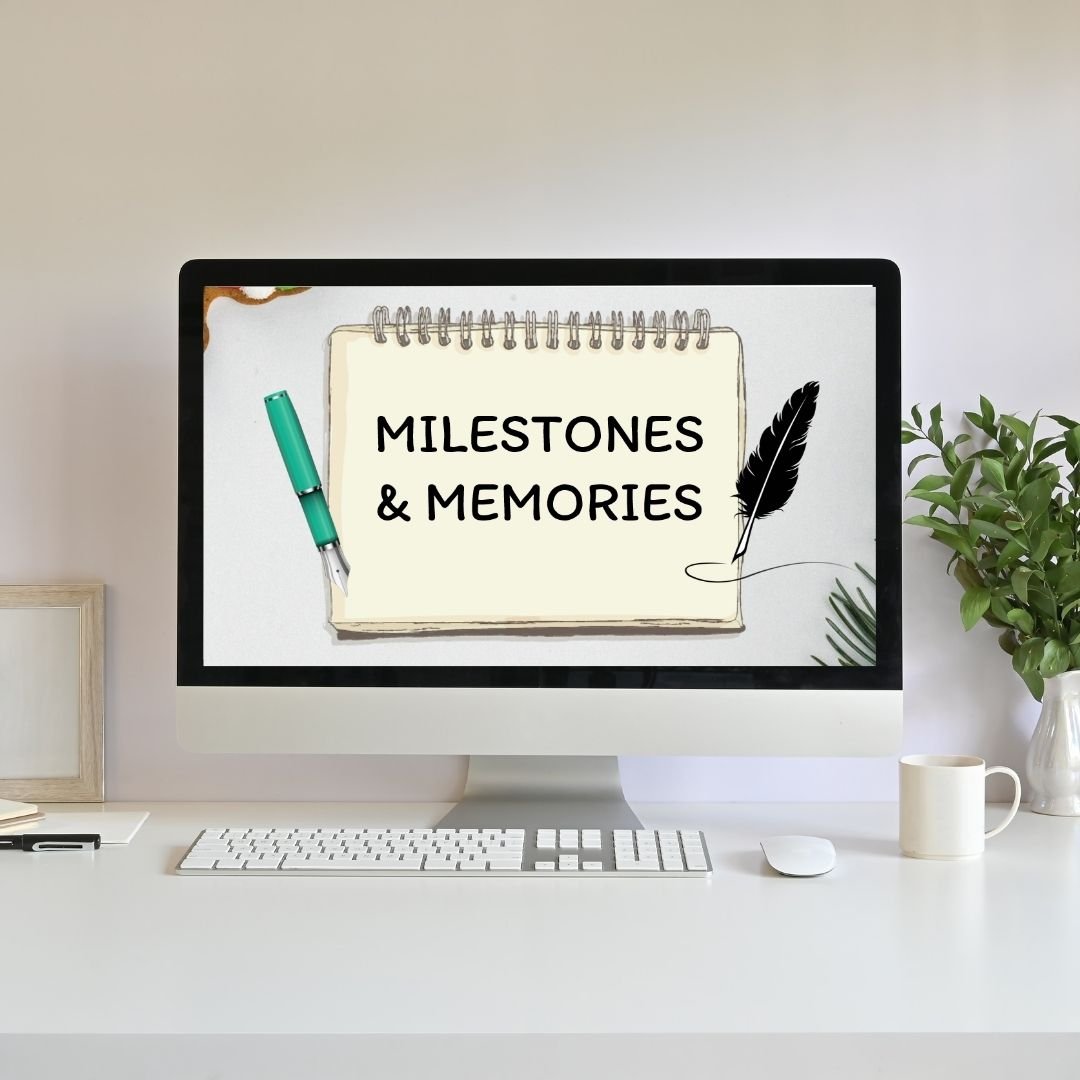 Milestones & Memories PowerPoint Template – Editable Travel, Family ...