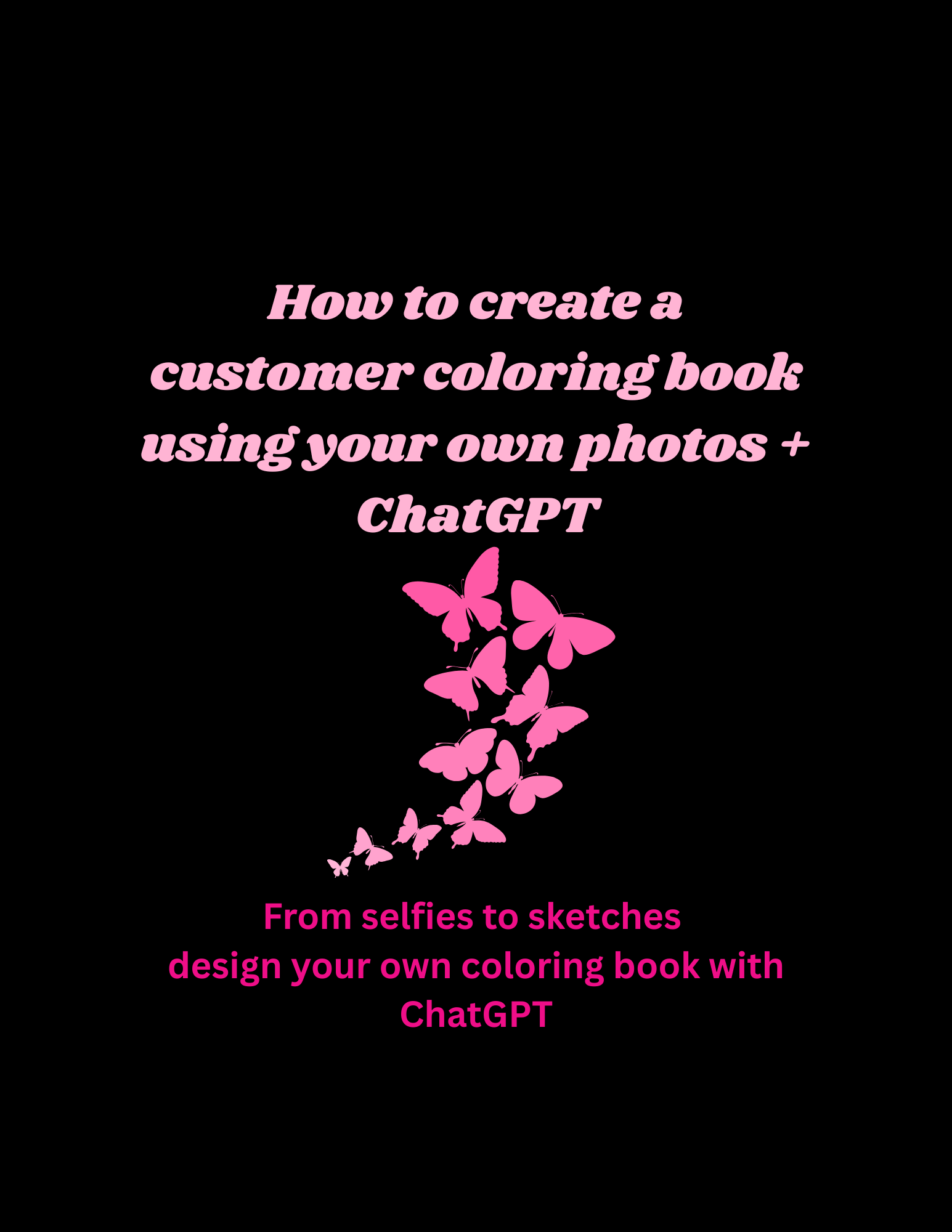 How to create a custom coloring book using your own photos ChatGPT - Payhip