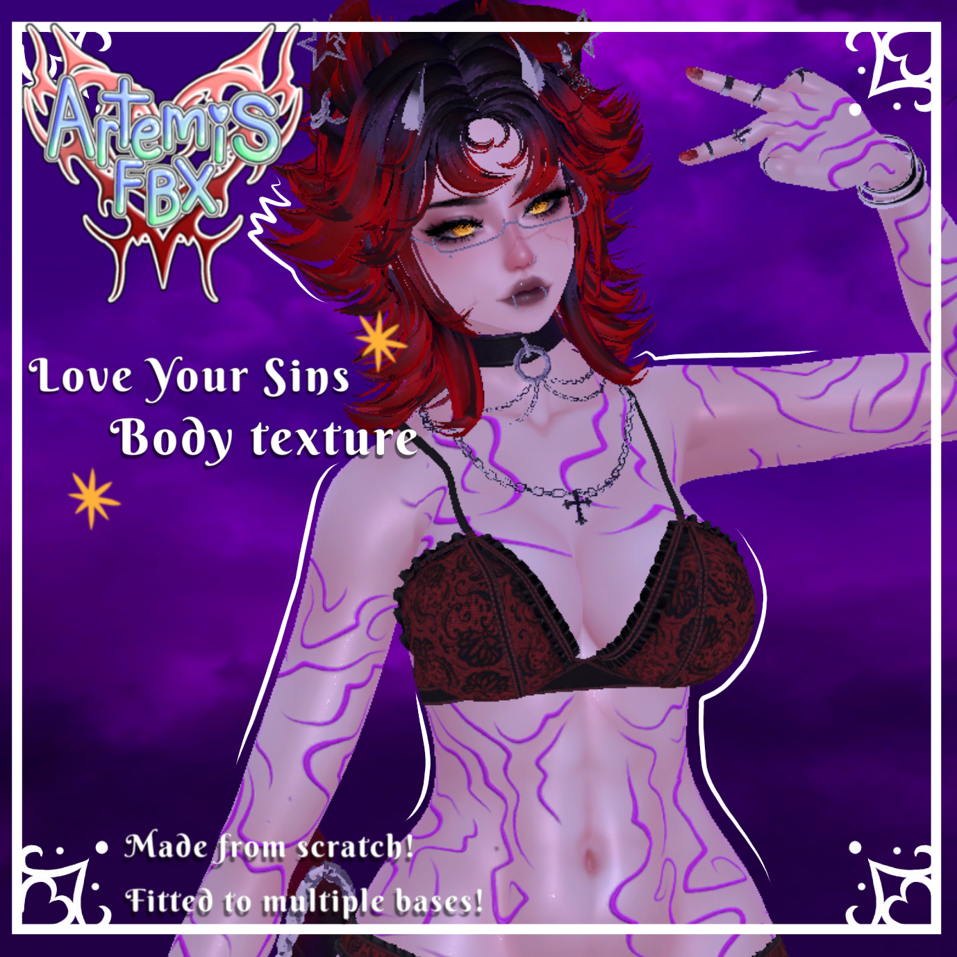 𝓛𝓸𝓿𝓮 𝓨𝓸𝓾𝓻 𝓢𝓲𝓷𝓼 (Body texture) - Payhip