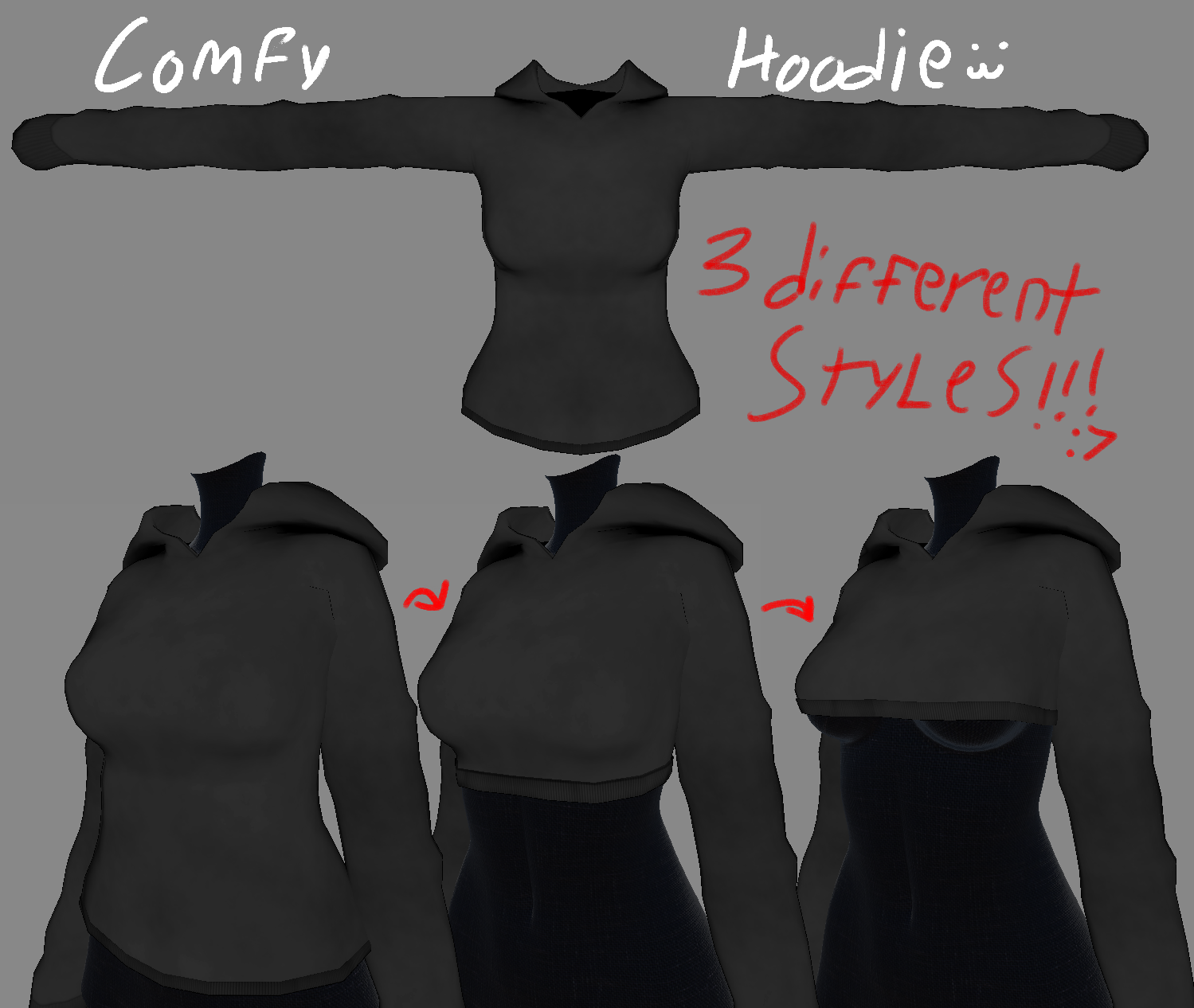 Tri-Style Hoodie - Payhip