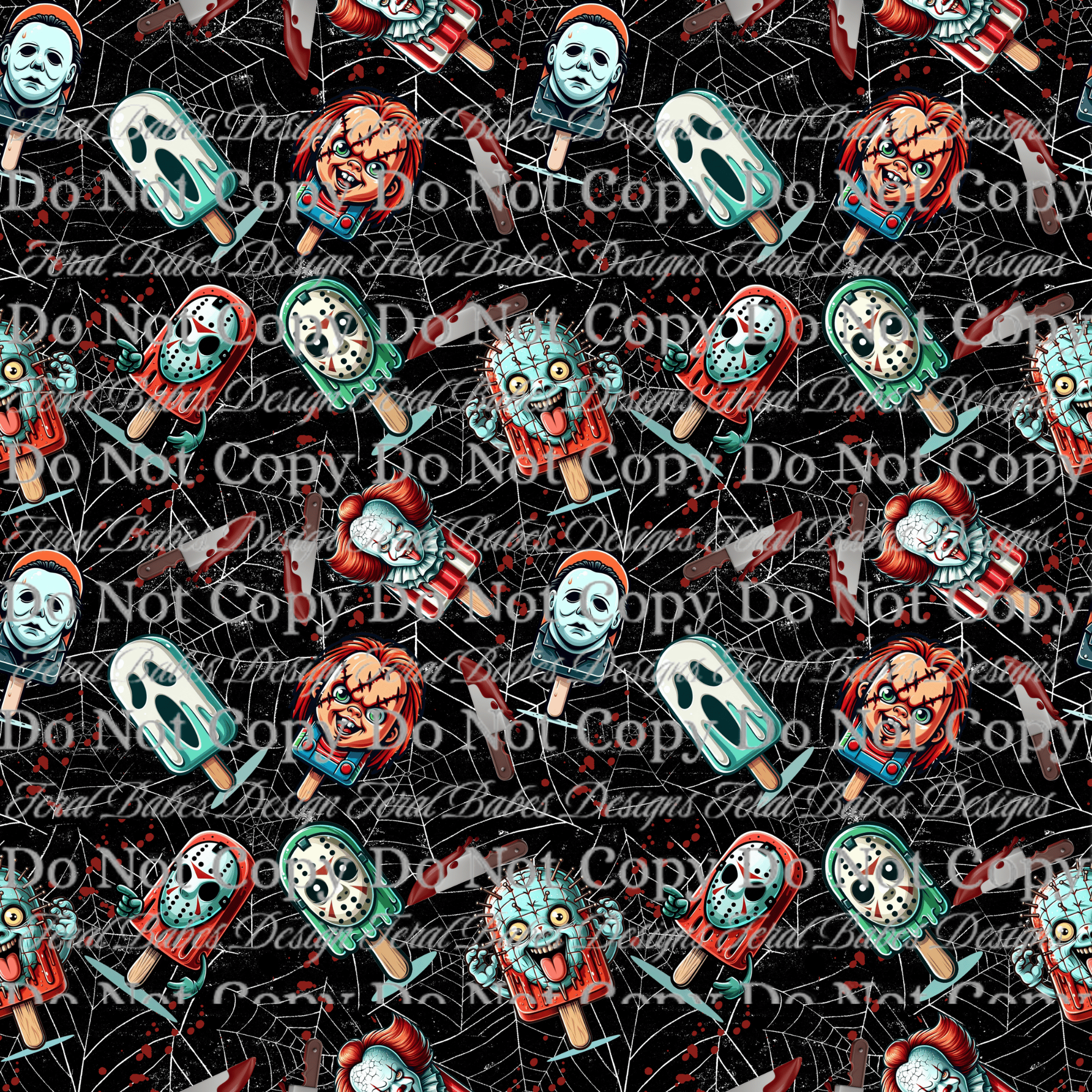 Horror Popsicles Seamless - Payhip