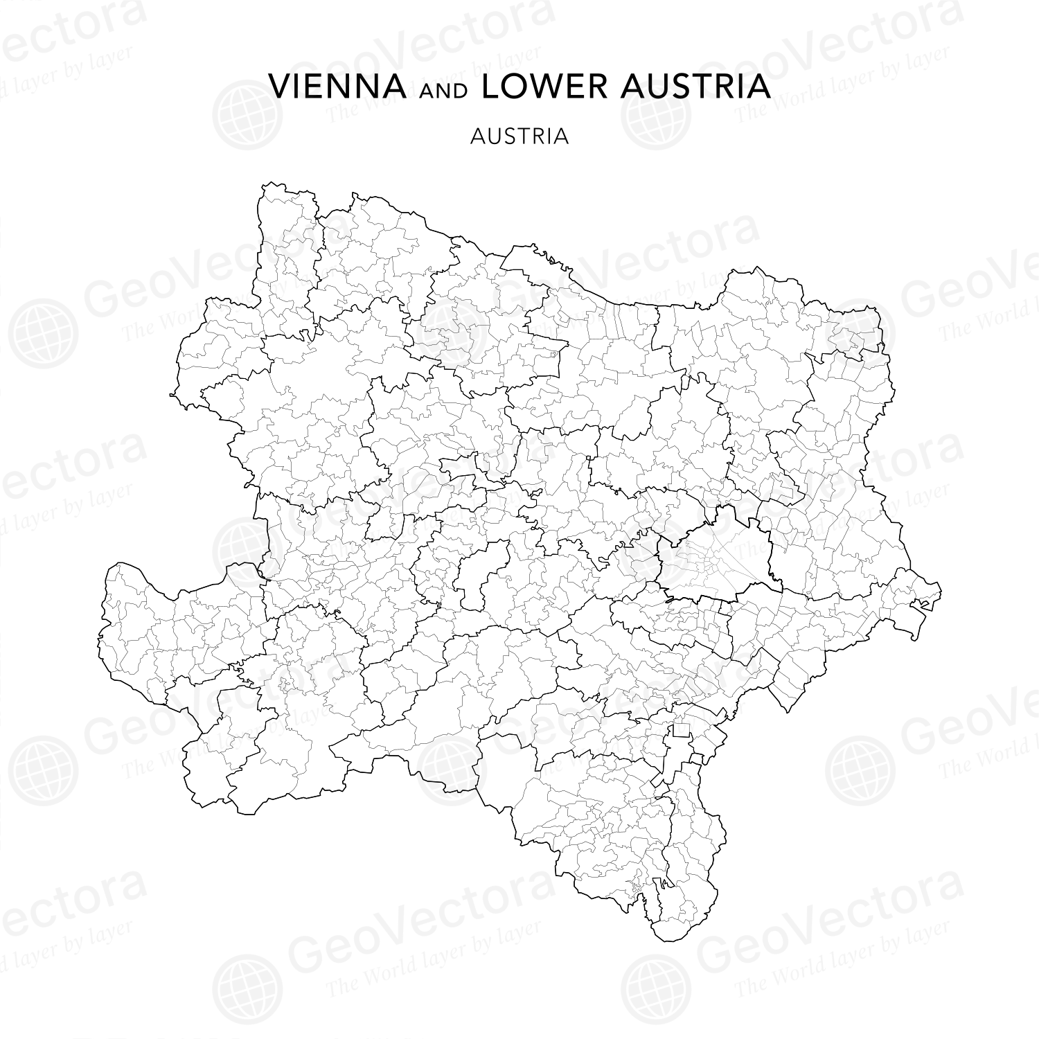 Geovectora - AUSTRIA - States