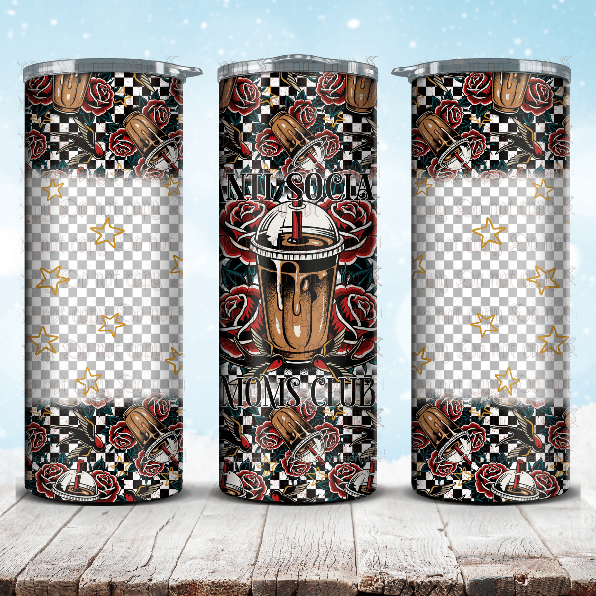 Anti social moms tumbler wrap - Payhip