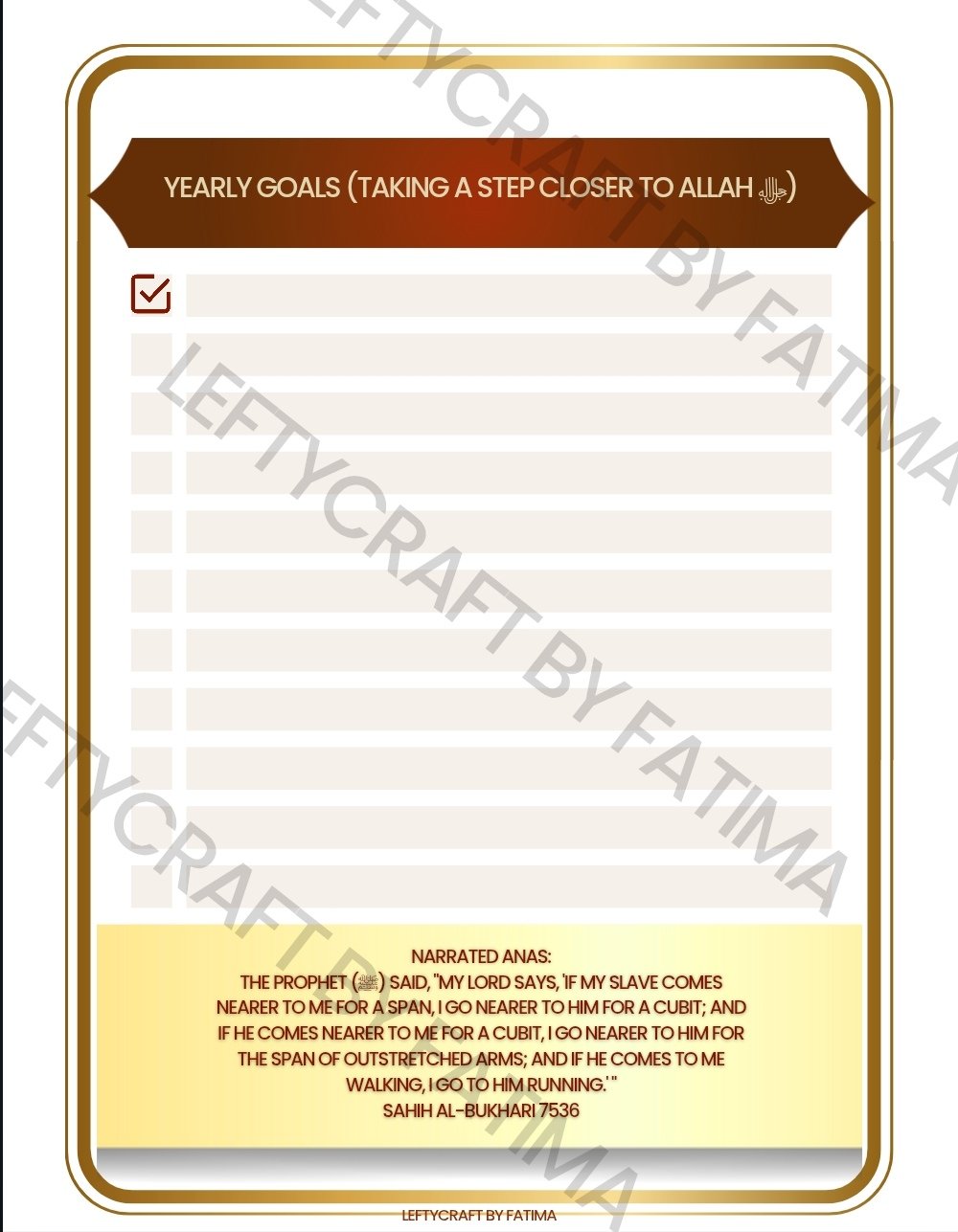 Islamic Hijri 1447 AH | Digital Calendar & Planner