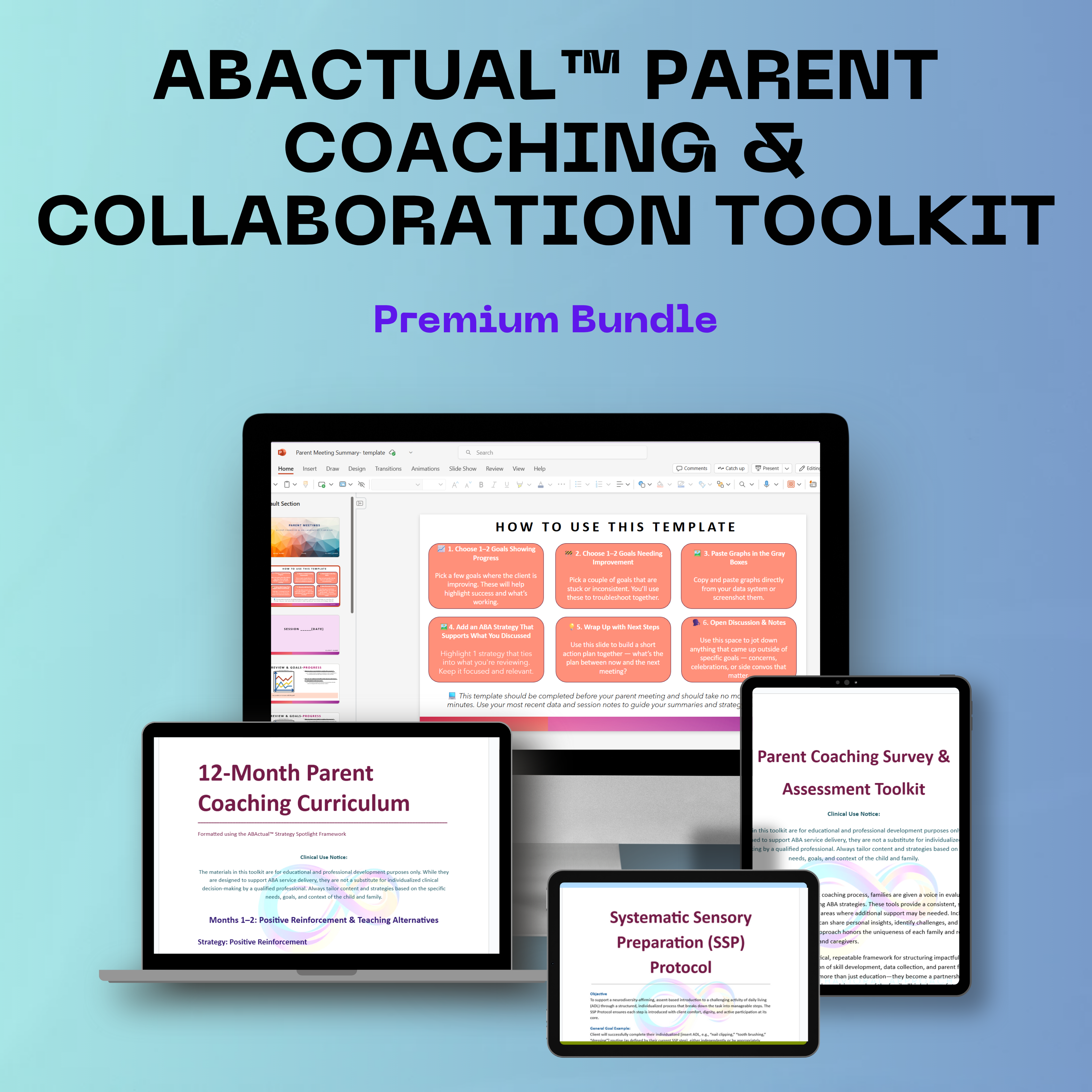 ABActual™ Premium Bundle: Parent Coaching & Collaboration Toolkit - Payhip